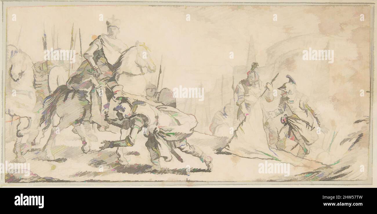 Art inspired by Illustration for a Book: Soldiers Surrendering to an ...