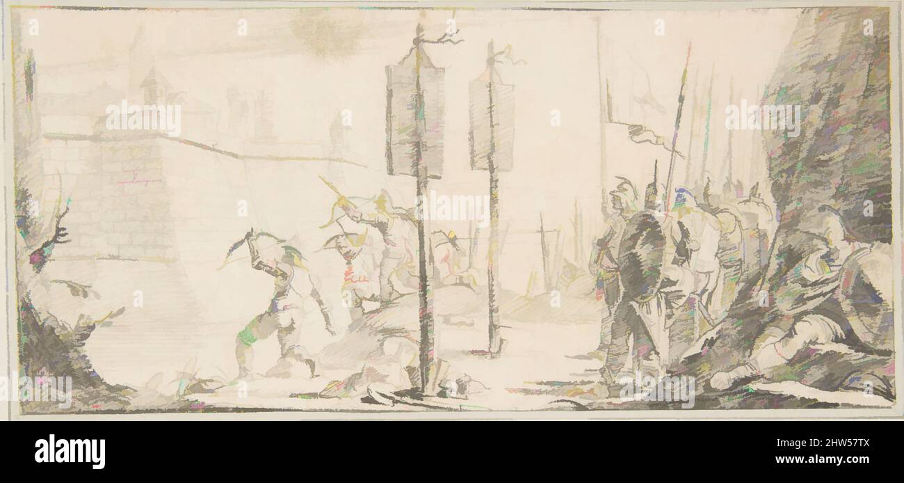 Art inspired by Illustration for a Book: Siege of a City, 1696–1770 ...