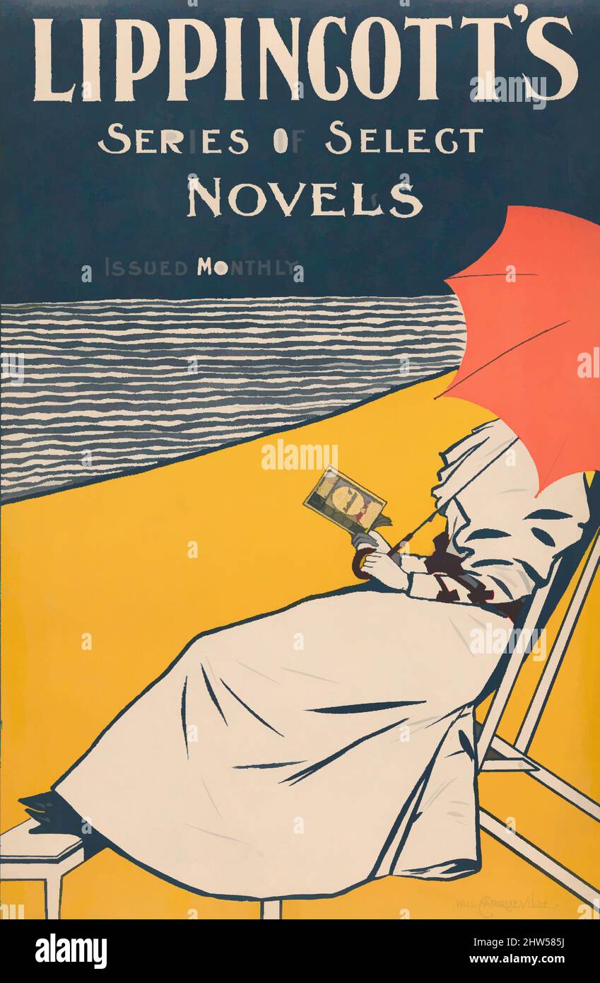 Art inspired by Lippincott's: Series of Select Novels, 1895, Lithograph ...