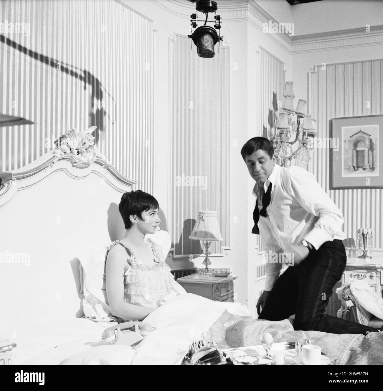 American actor and comedian Jerry Lewis seen here with actress ...