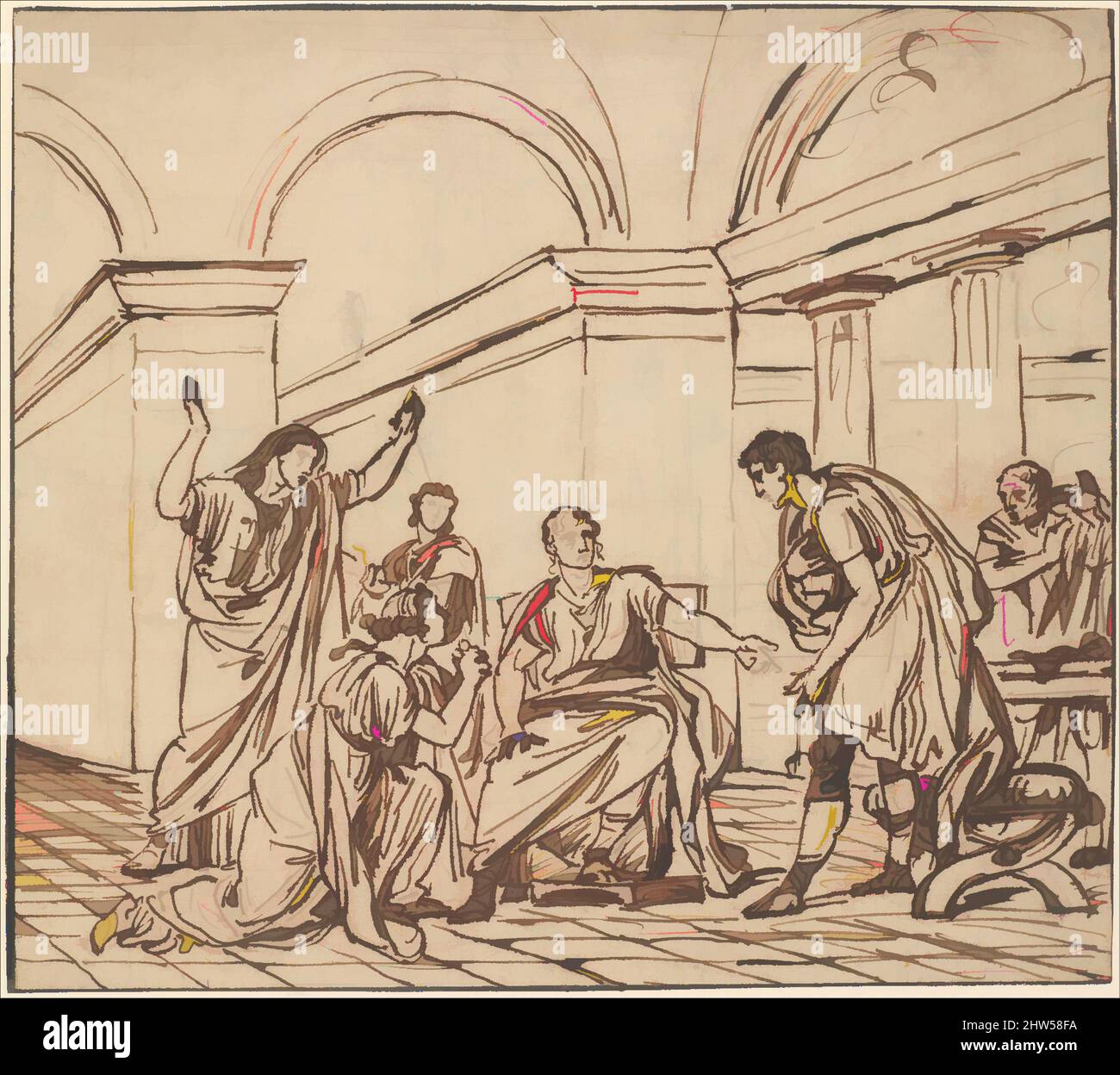 Art inspired by The Clemency of Augustus (Corneille, Cinna, V, 3), ca ...