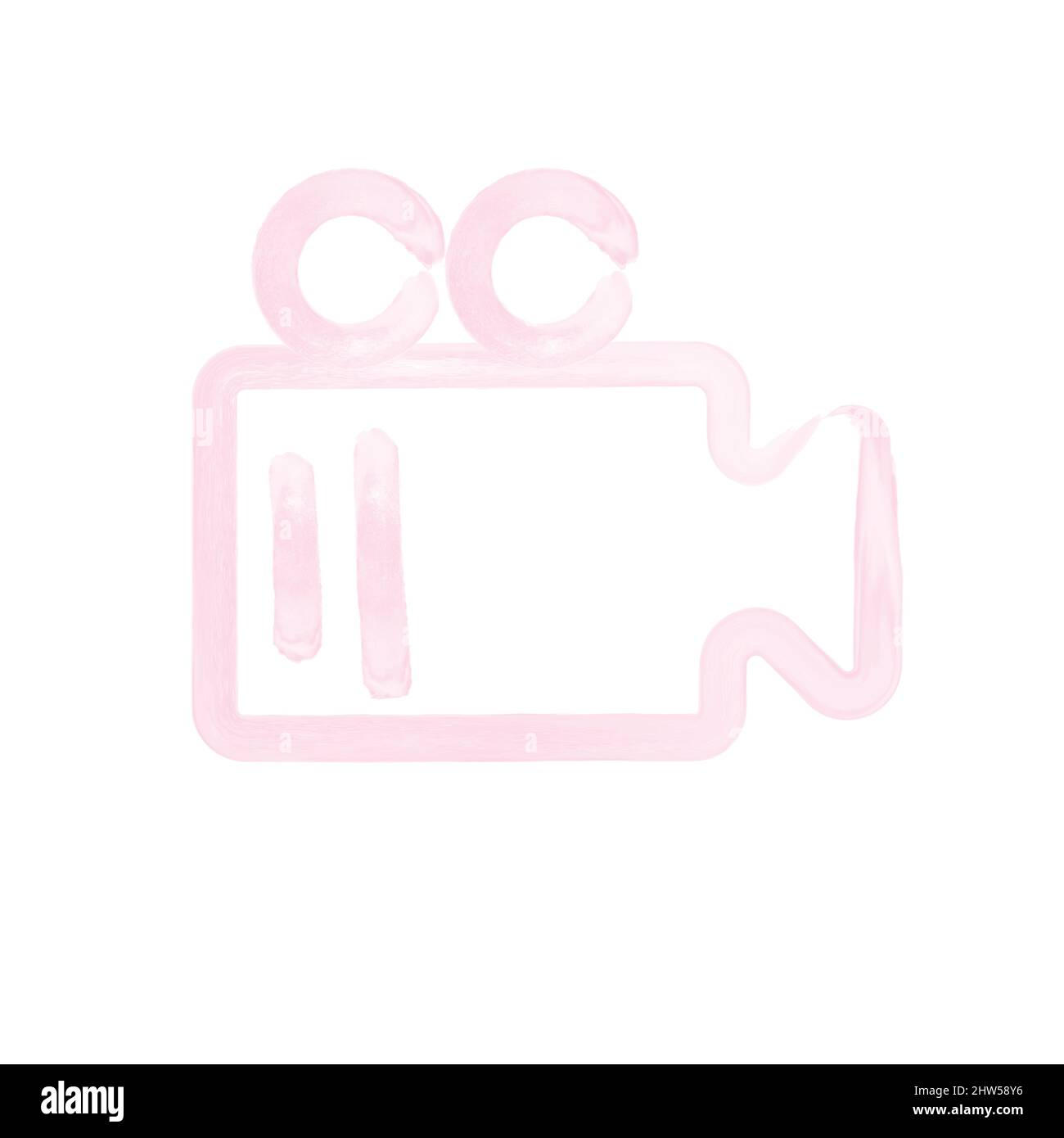 camera video watercolor element illustration Stock Vector Image & Art ...