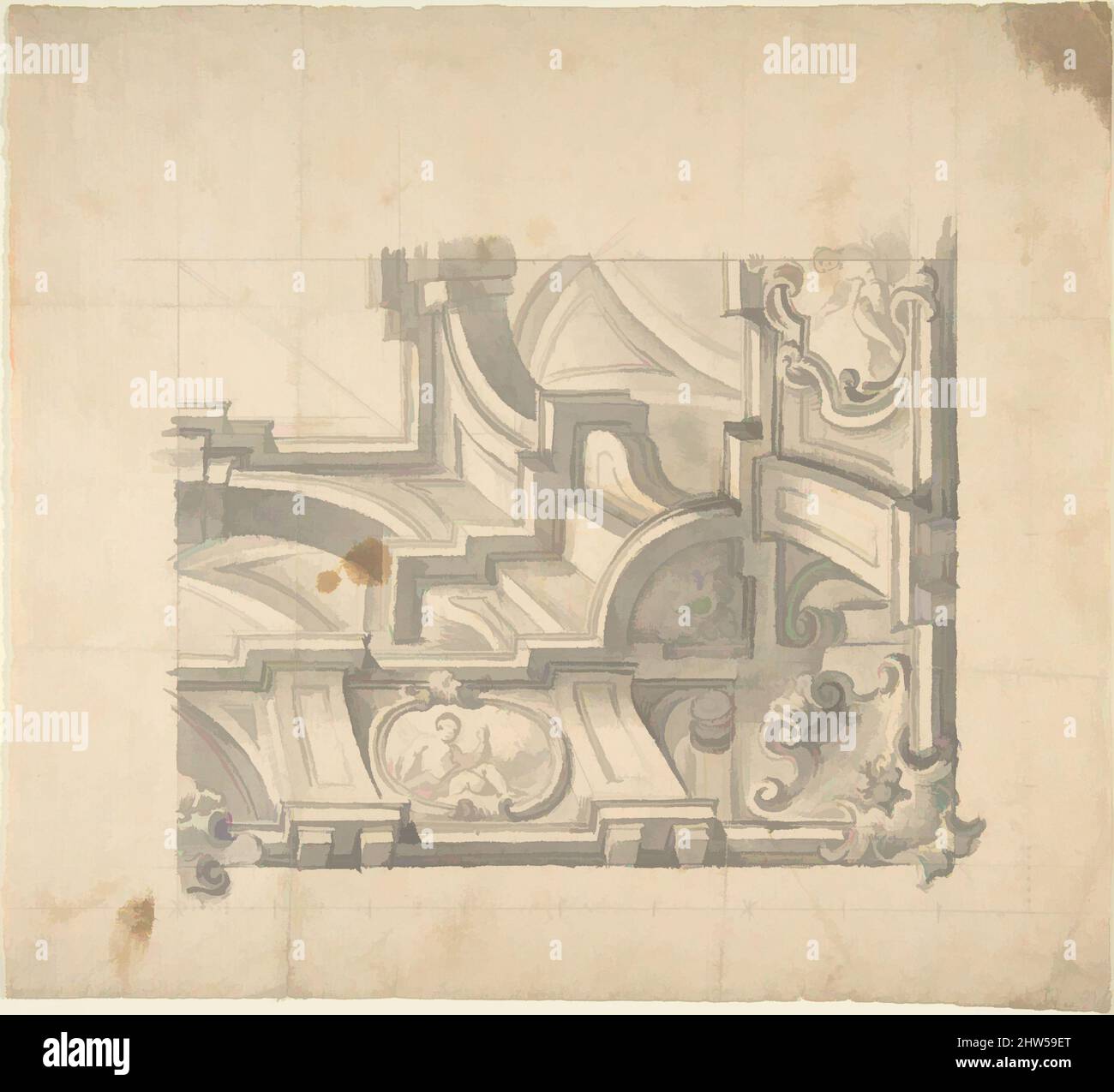 With ruled and compass construction scale hi-res stock photography and ...