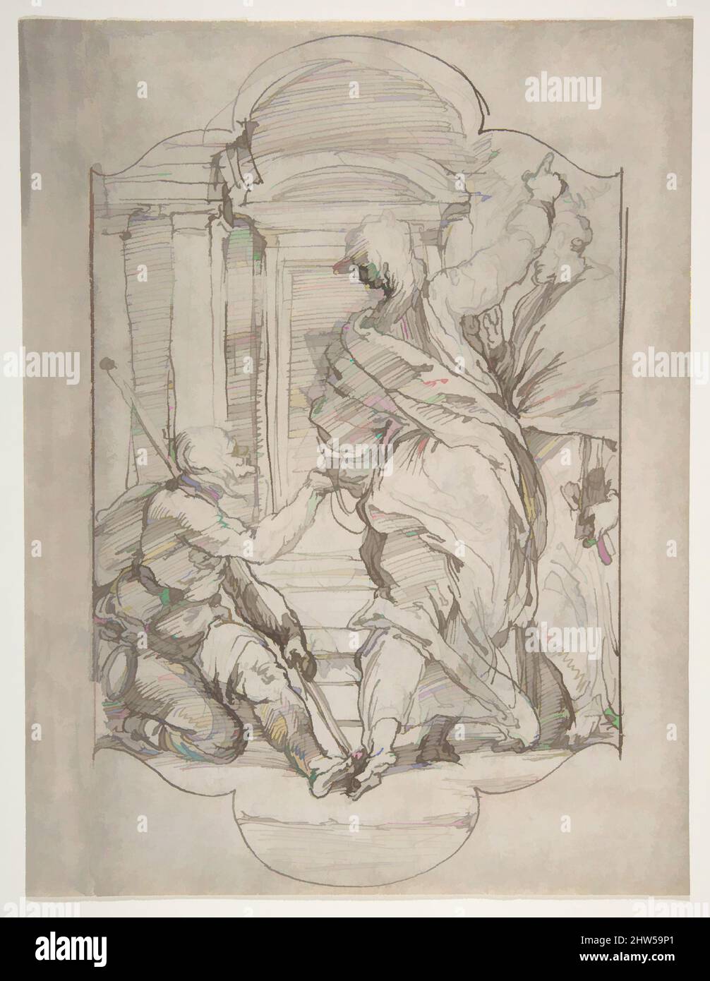 Art inspired by Saint Peter and Saint John Healing a Cripple at the ...