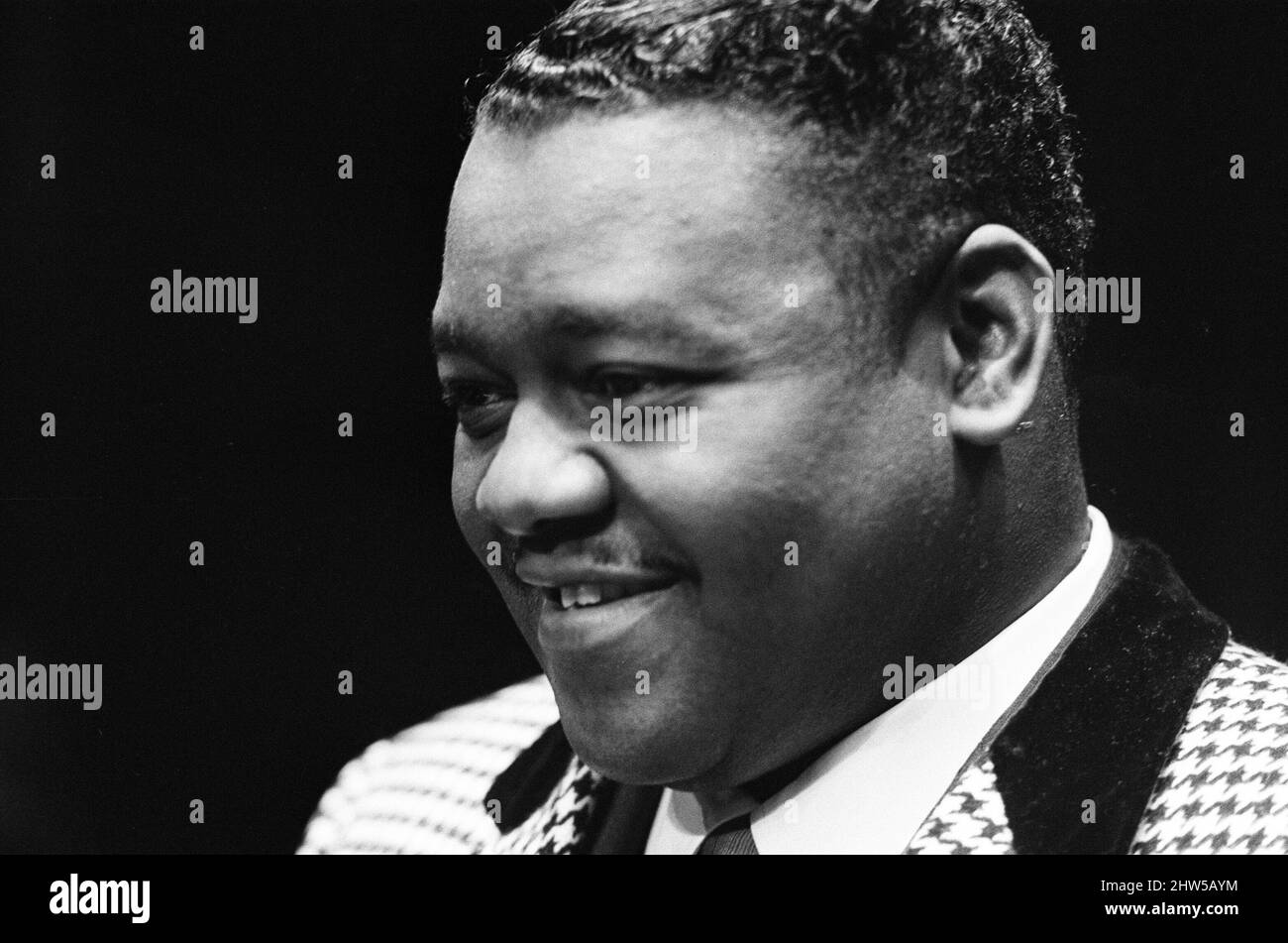 Fats Domino at the Saville Theatre, preparing for tonight's show. This ...