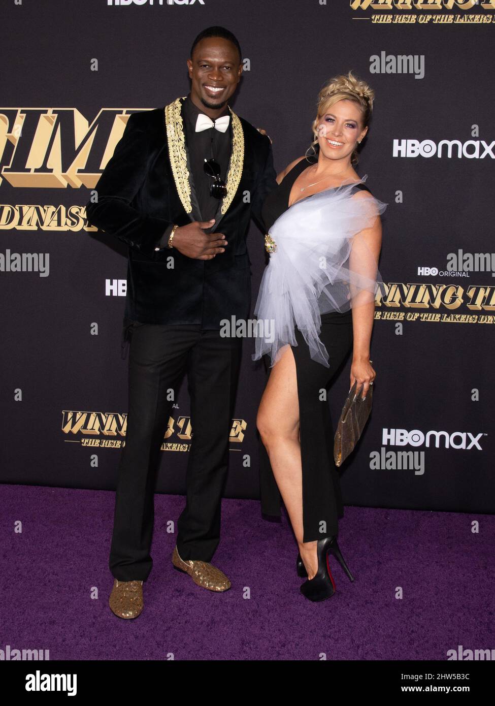 March 2, 2022, Los Angeles, California, USA: Newton Mayenge and Whitney ...