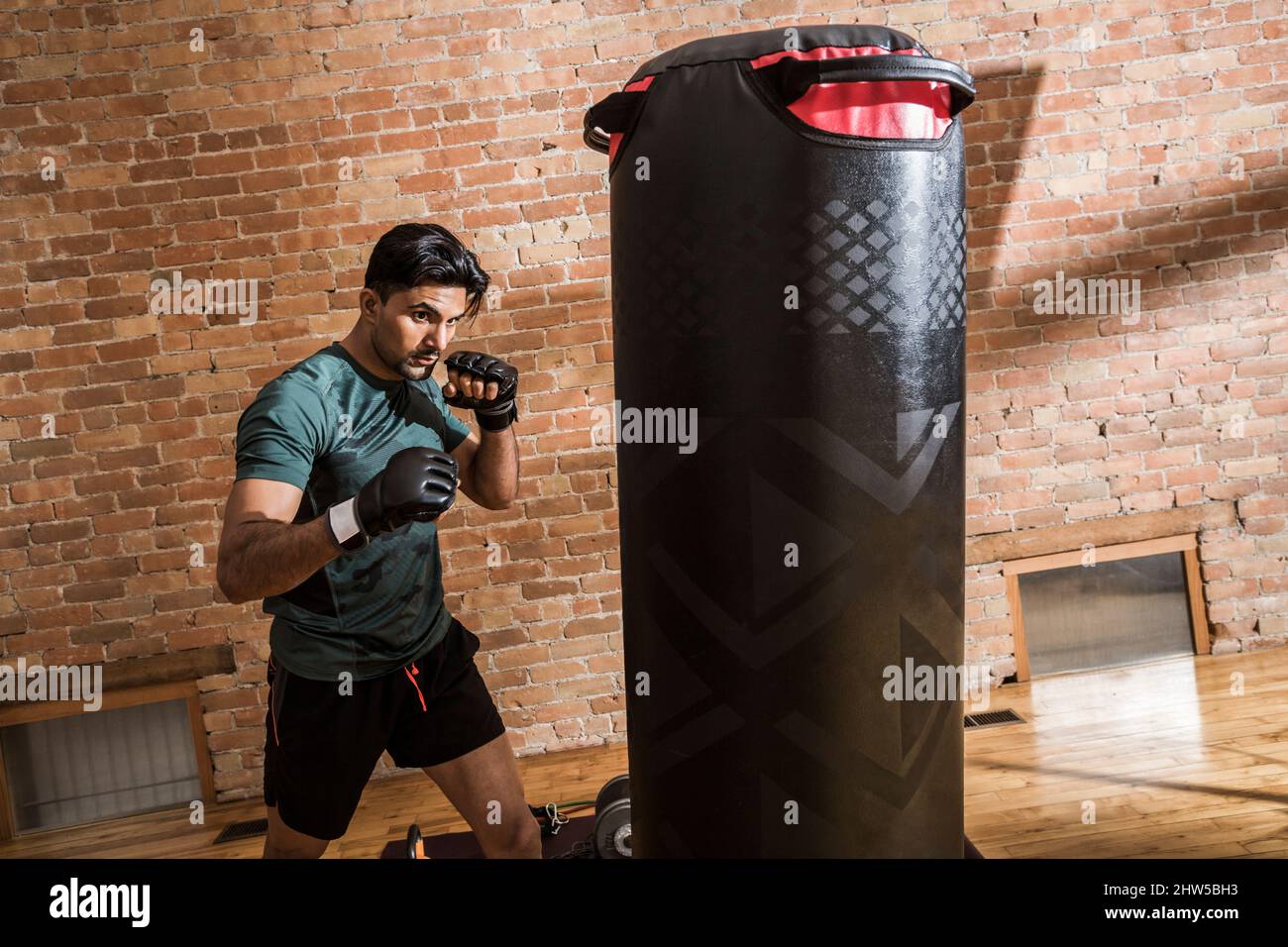 Bag in gym hi-res stock photography and images - Alamy