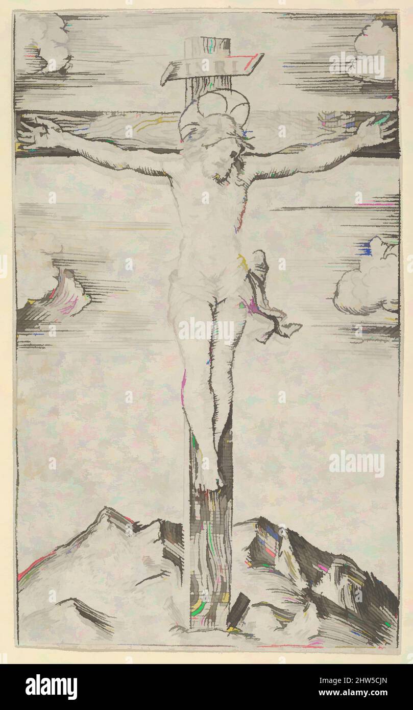 Art inspired by Christ on the cross, from the series 'Piccoli Santi ...