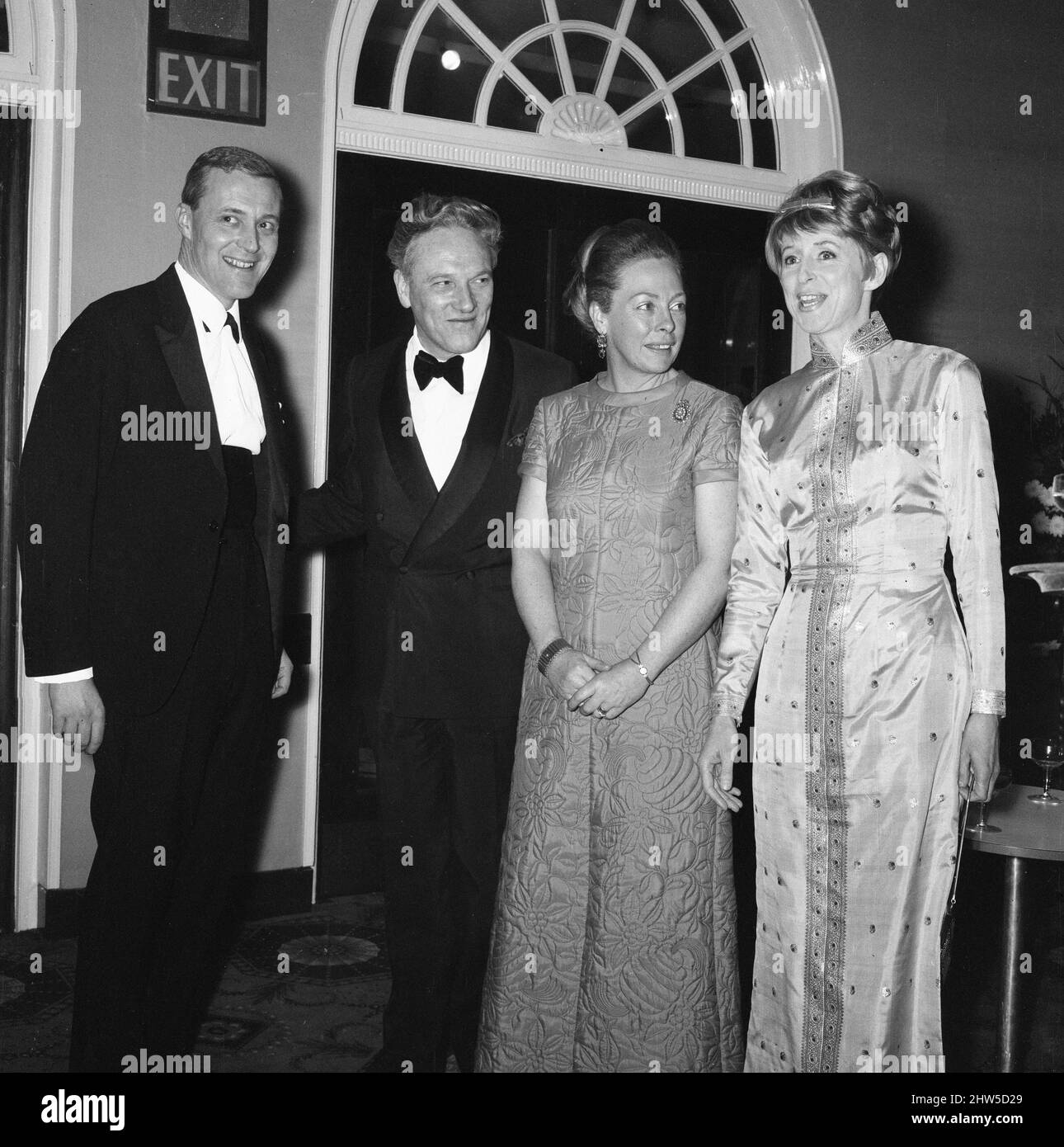 Hugh Cudlipp, Chairman, Daily Mirror Newspapers and wife Jodi Hyland ...