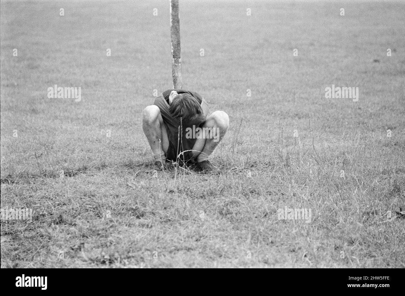 David Bradley, (aged 14) playing the part of Billy Casper, pictured ...