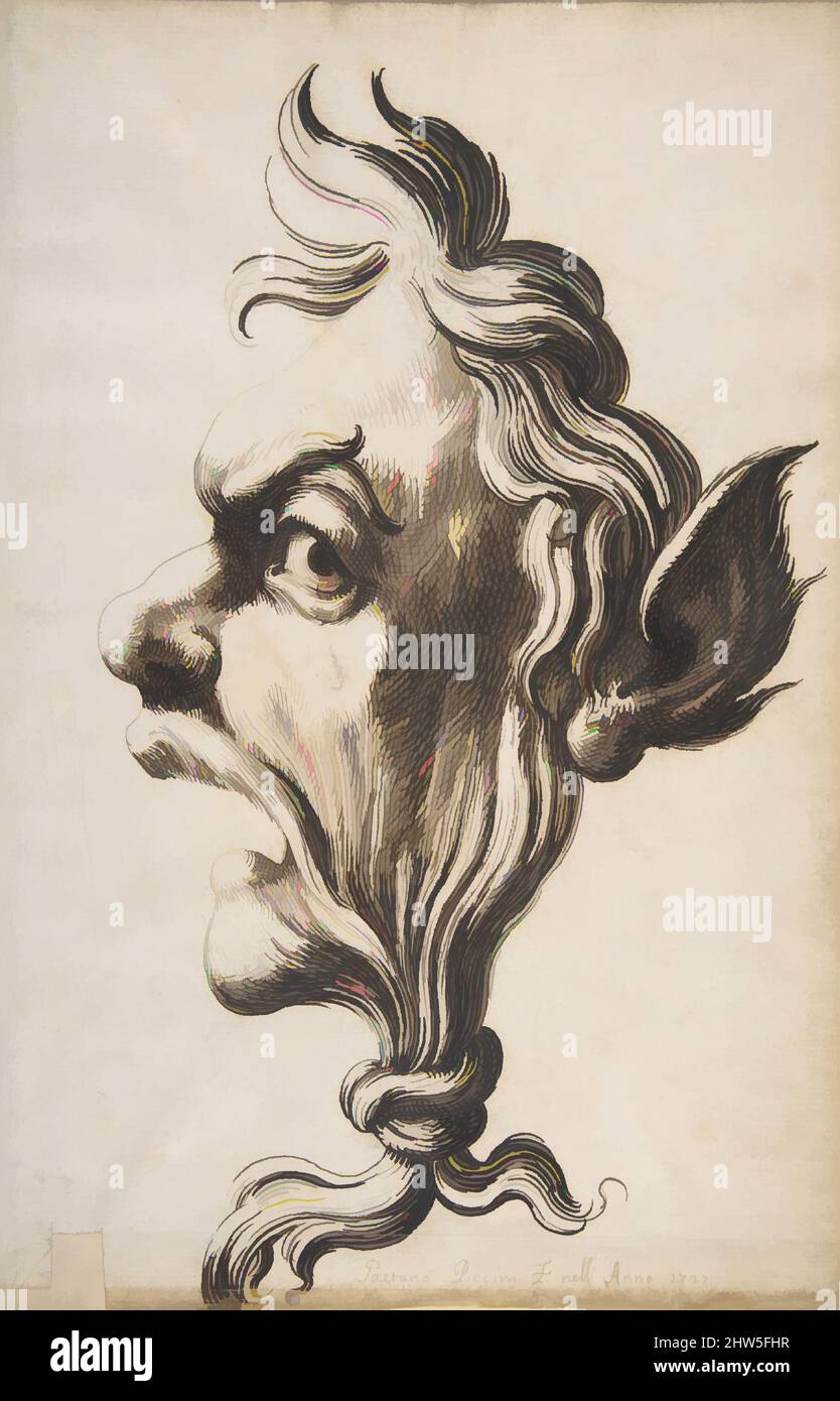 Art inspired by Large Grotesque Head Being Strangled by its Own Hair ...