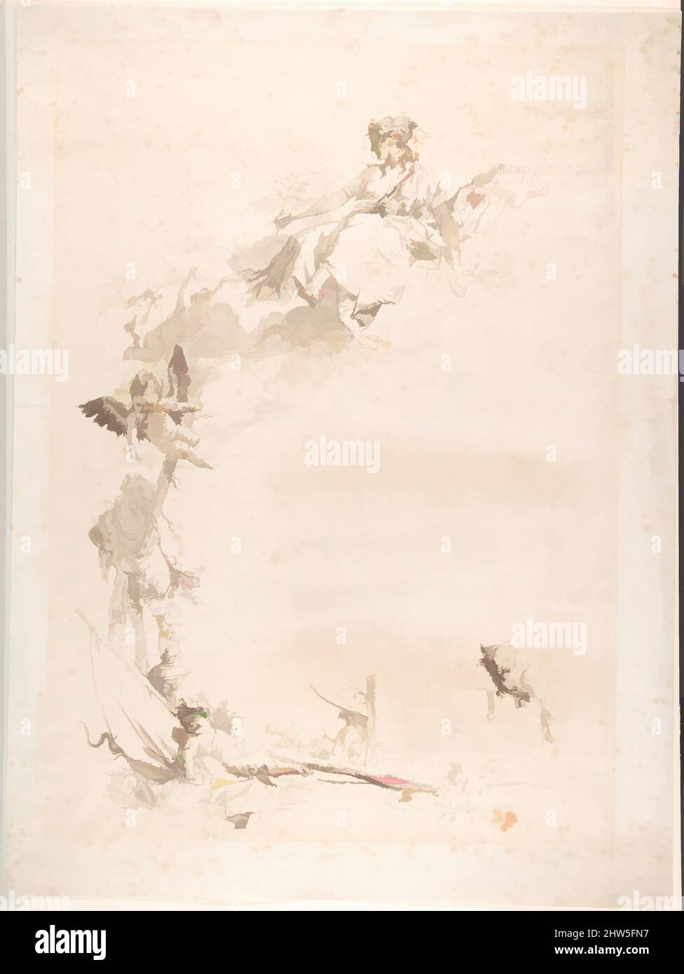 Art inspired by Title Page, 1727–1804, Pen and ink, wash, Drawings ...