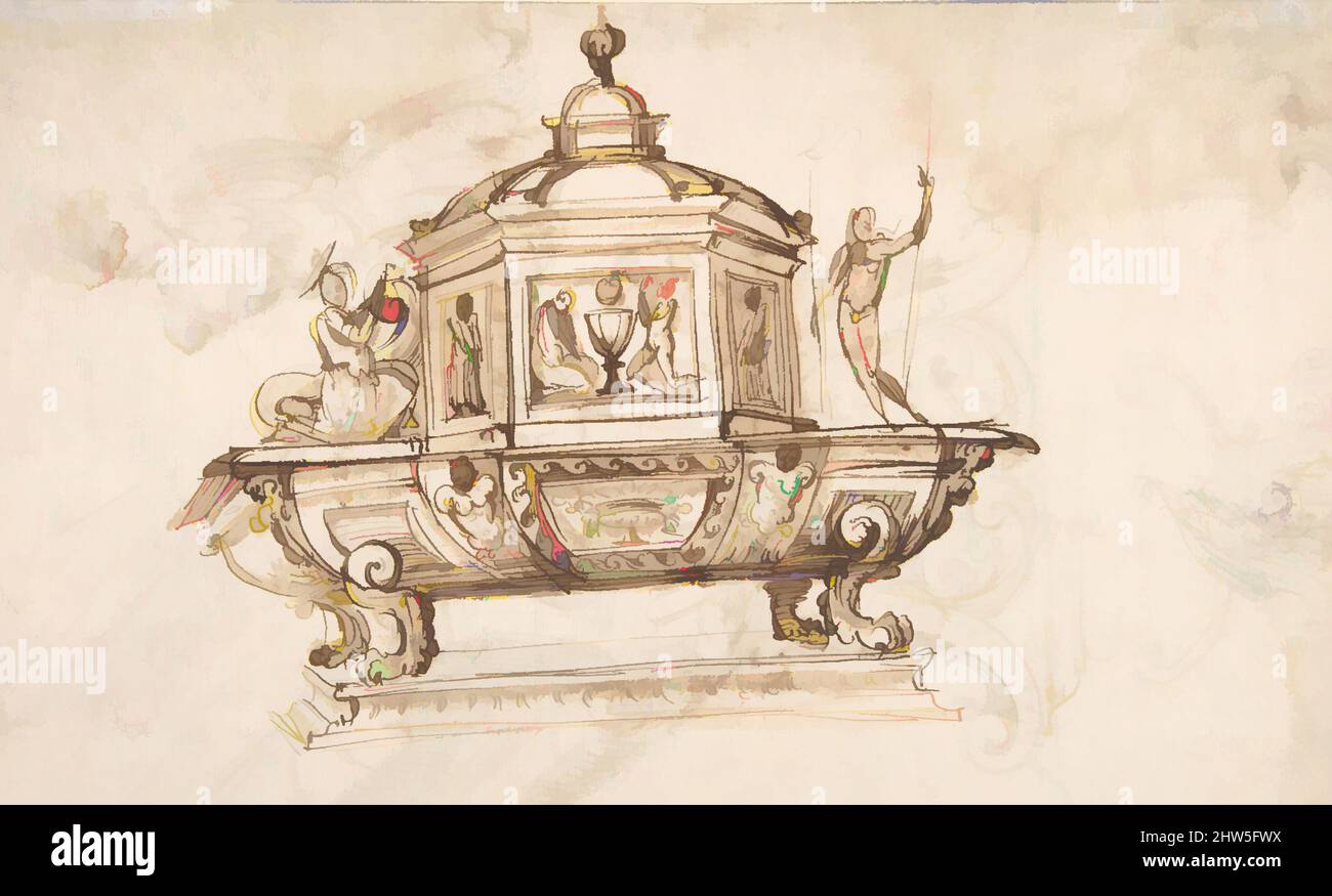 Art inspired by Design for a Liturgical Object with Statues of a ...