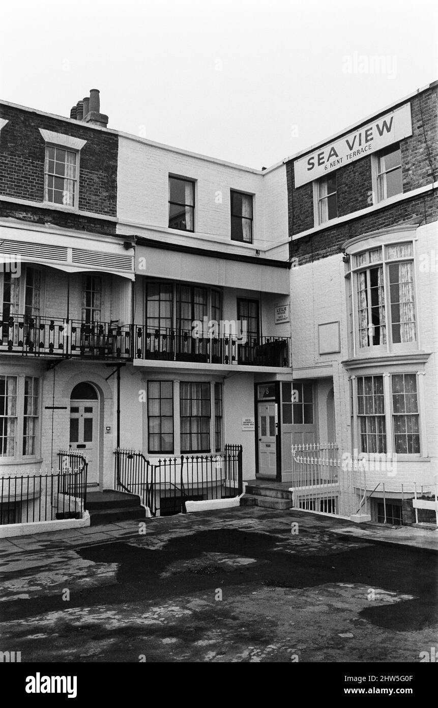 Kent Terrace, Ramsgate, Kent. 22nd February 1968 Stock Photo - Alamy