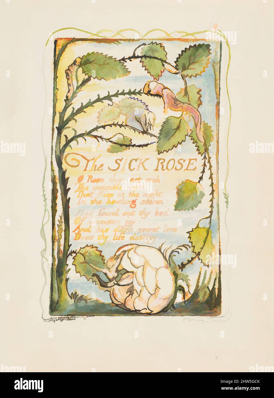 William blake the sick rose hi-res stock photography and images - Alamy