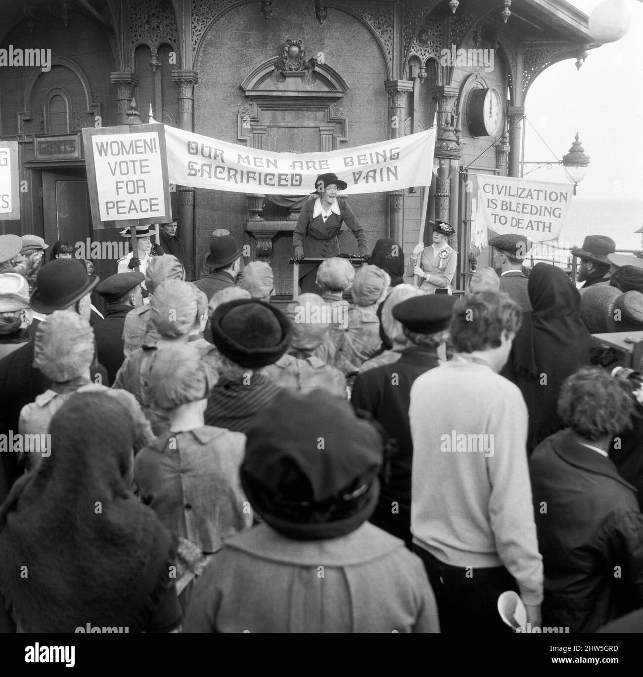 Vanessa Redgrave plays the part of Sylvia Pankhurst in the film 'Oh ...