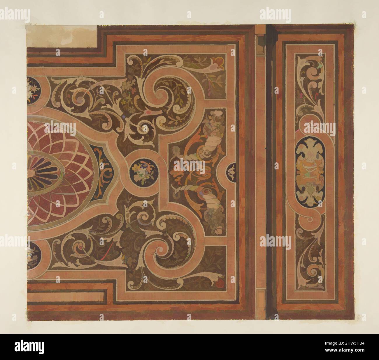 Intarsia ceiling design hi-res stock photography and images - Alamy