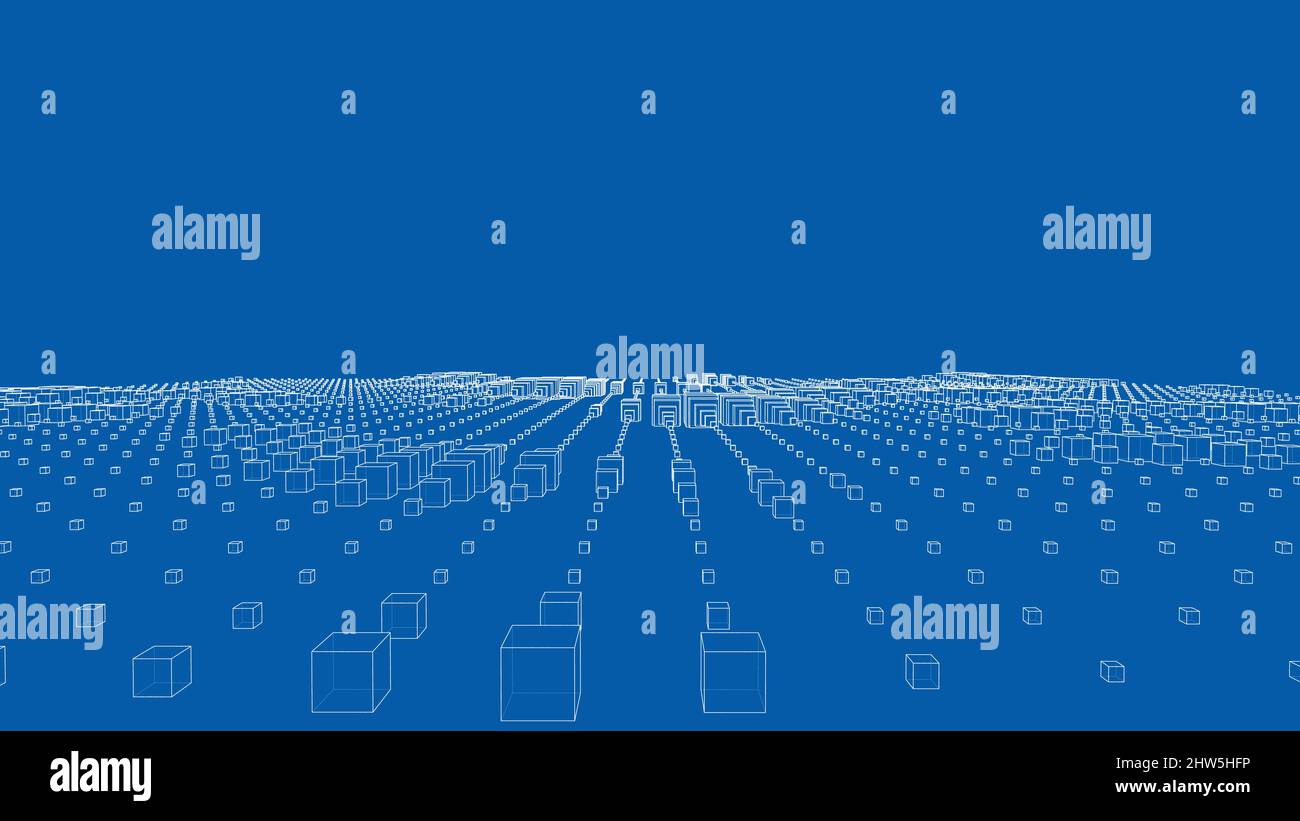 Vector abstract boxes background Stock Vector Image & Art - Alamy