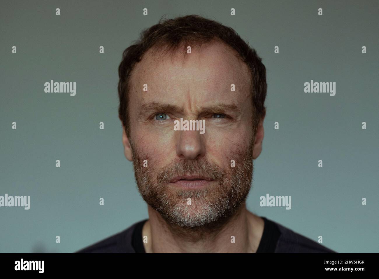 Berlin, Germany. 22nd Feb, 2022. Mark Waschke, actor, after a dpa ...