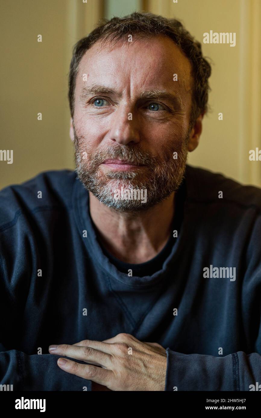 Berlin, Germany. 22nd Feb, 2022. Mark Waschke, actor, during a dpa ...