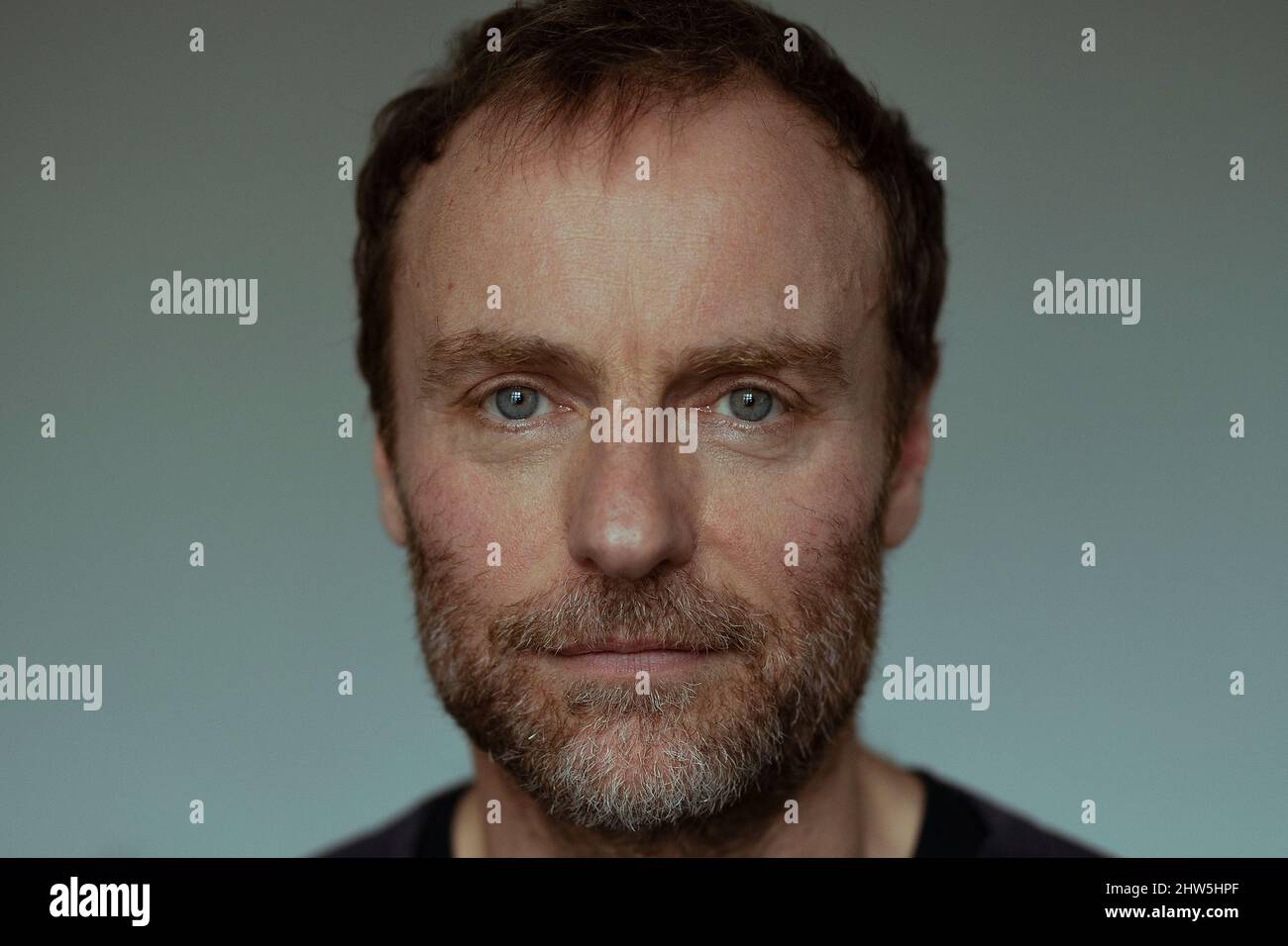 Berlin, Germany. 22nd Feb, 2022. Mark Waschke, actor, after a dpa ...