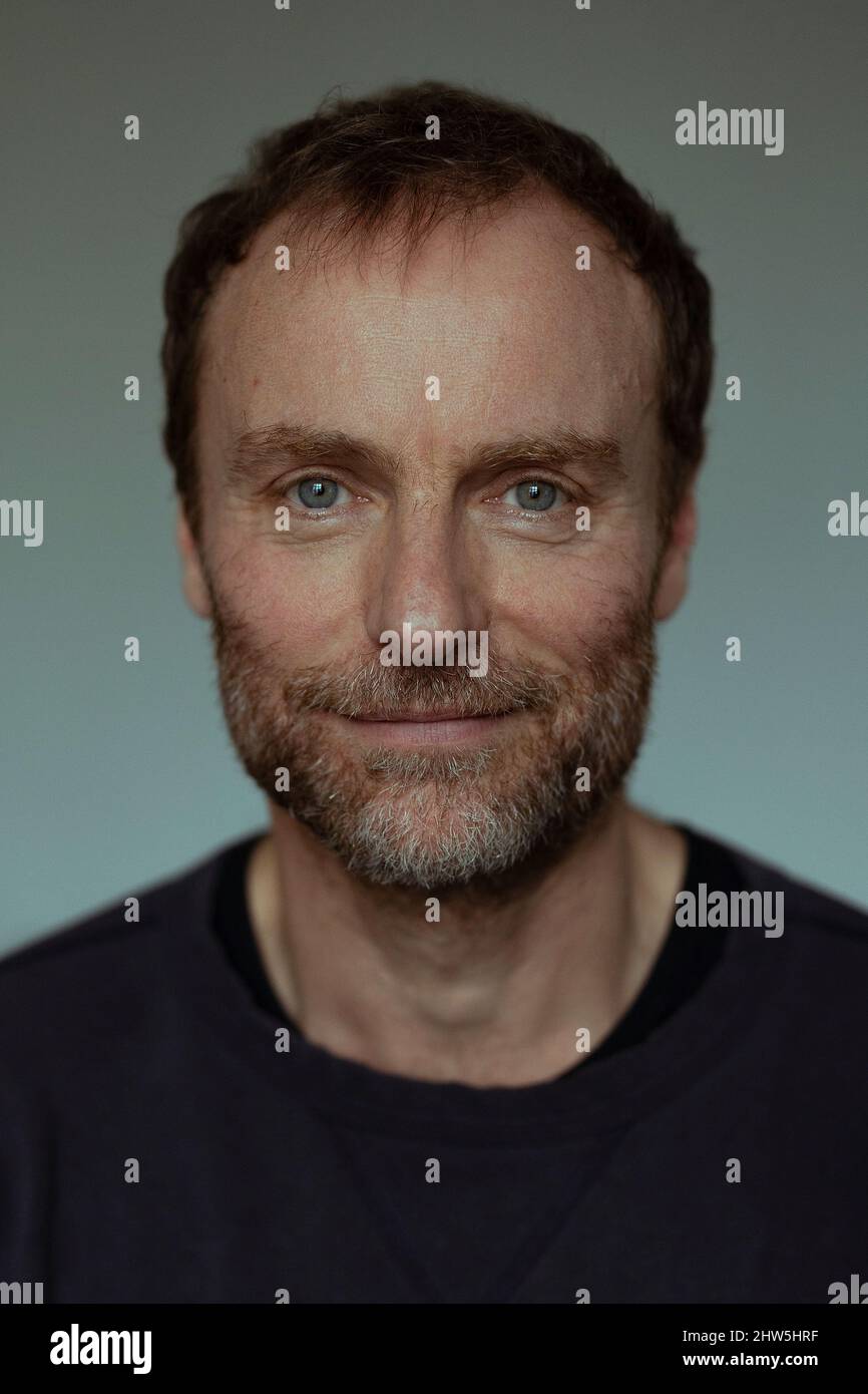 Berlin, Germany. 22nd Feb, 2022. Mark Waschke, actor, after a dpa ...