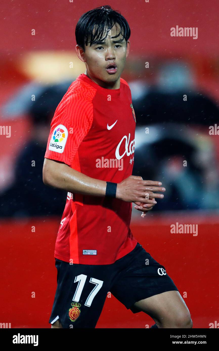 Palma de Mallorca, Spain. Credit: D. 2nd Mar, 2022. Takefusa Kubo (Mallorca) Football/Soccer ...