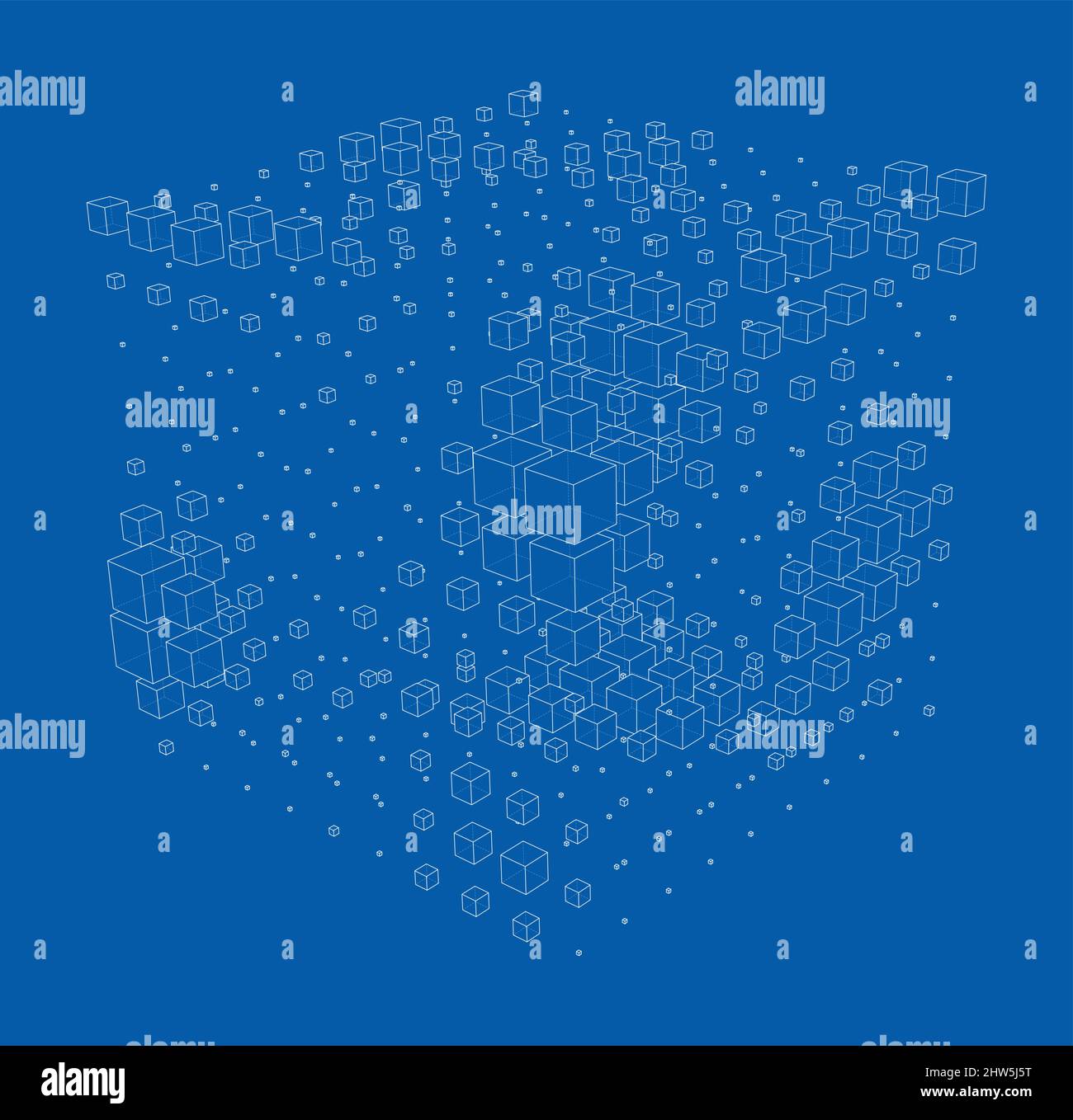 Vector abstract boxes background Stock Vector Image & Art - Alamy