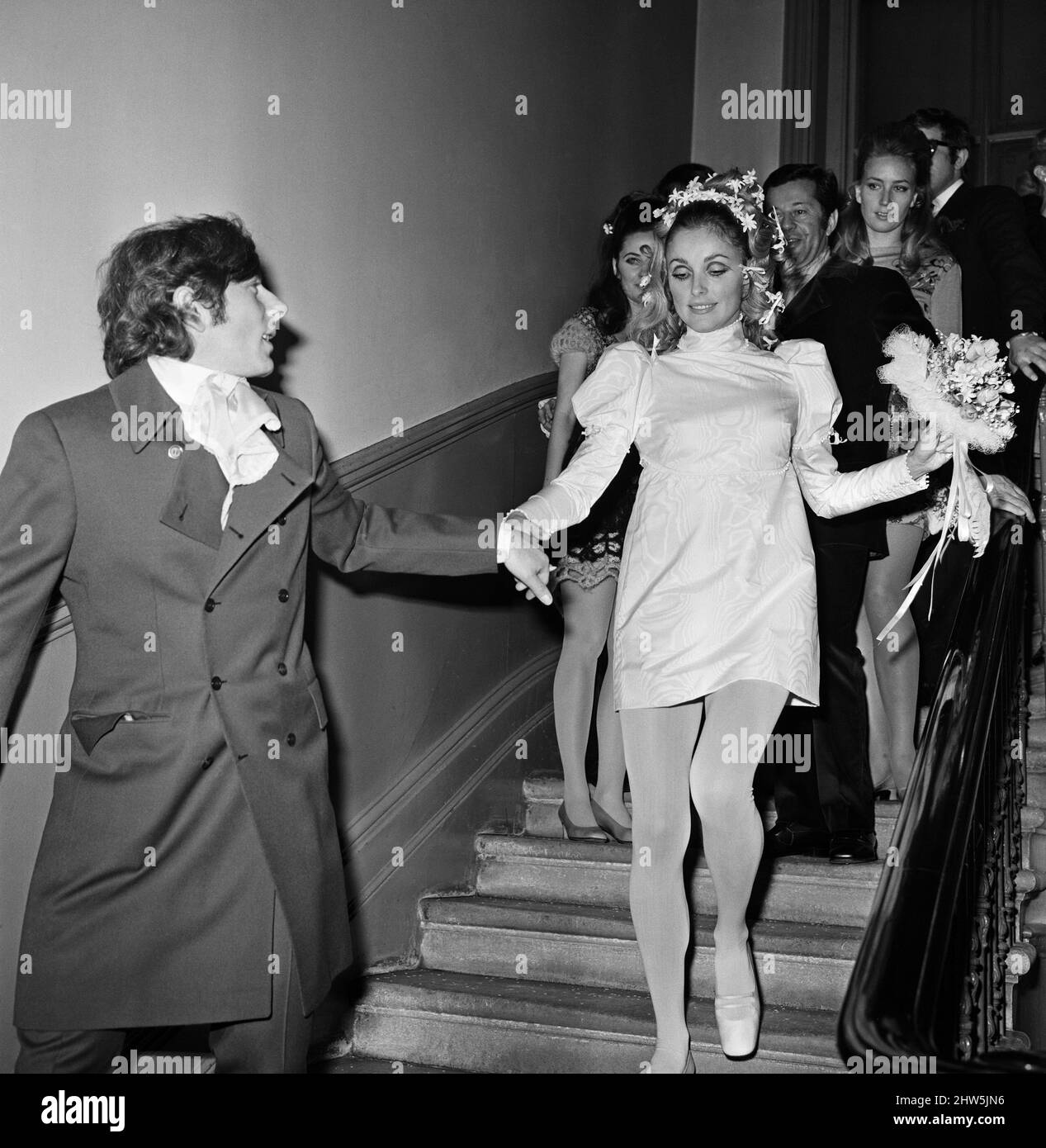 Sharon tate and roman polanski hi-res stock photography and images - Alamy