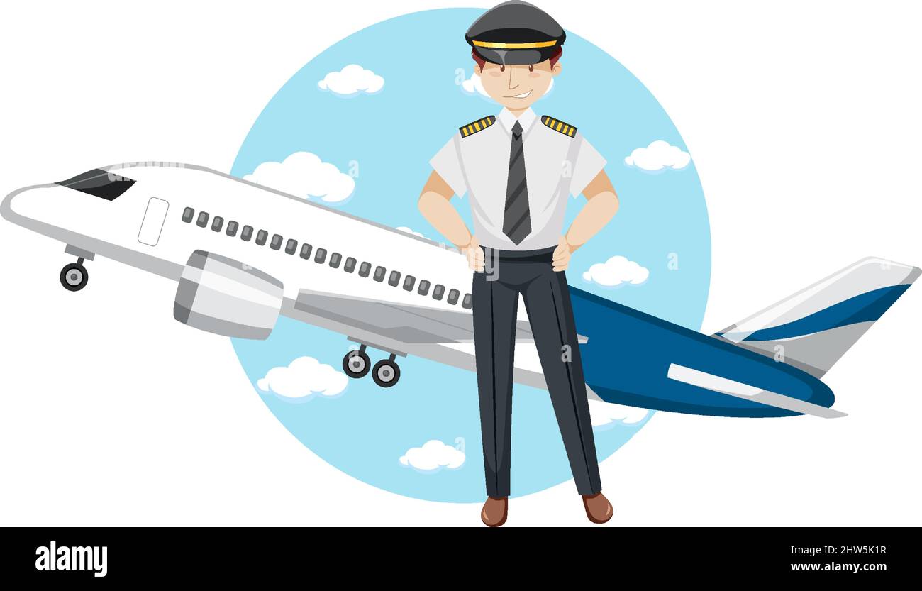 Airline Pilot Clipart