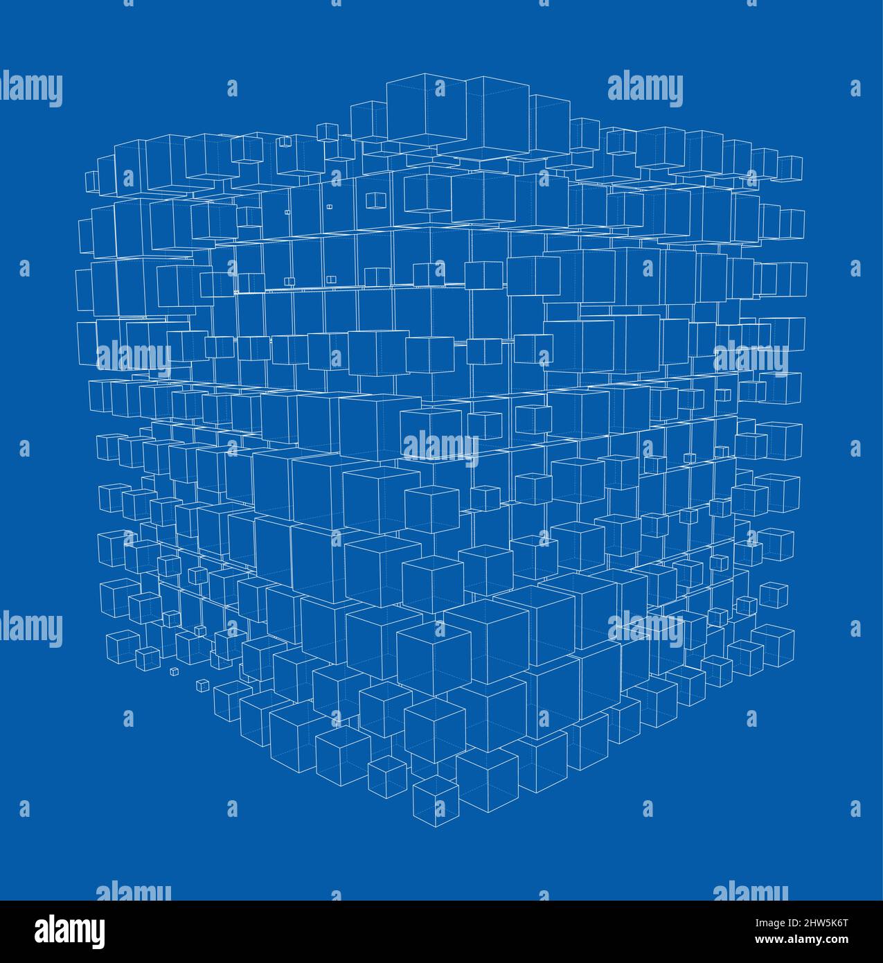 Vector abstract boxes background Stock Vector Image & Art - Alamy