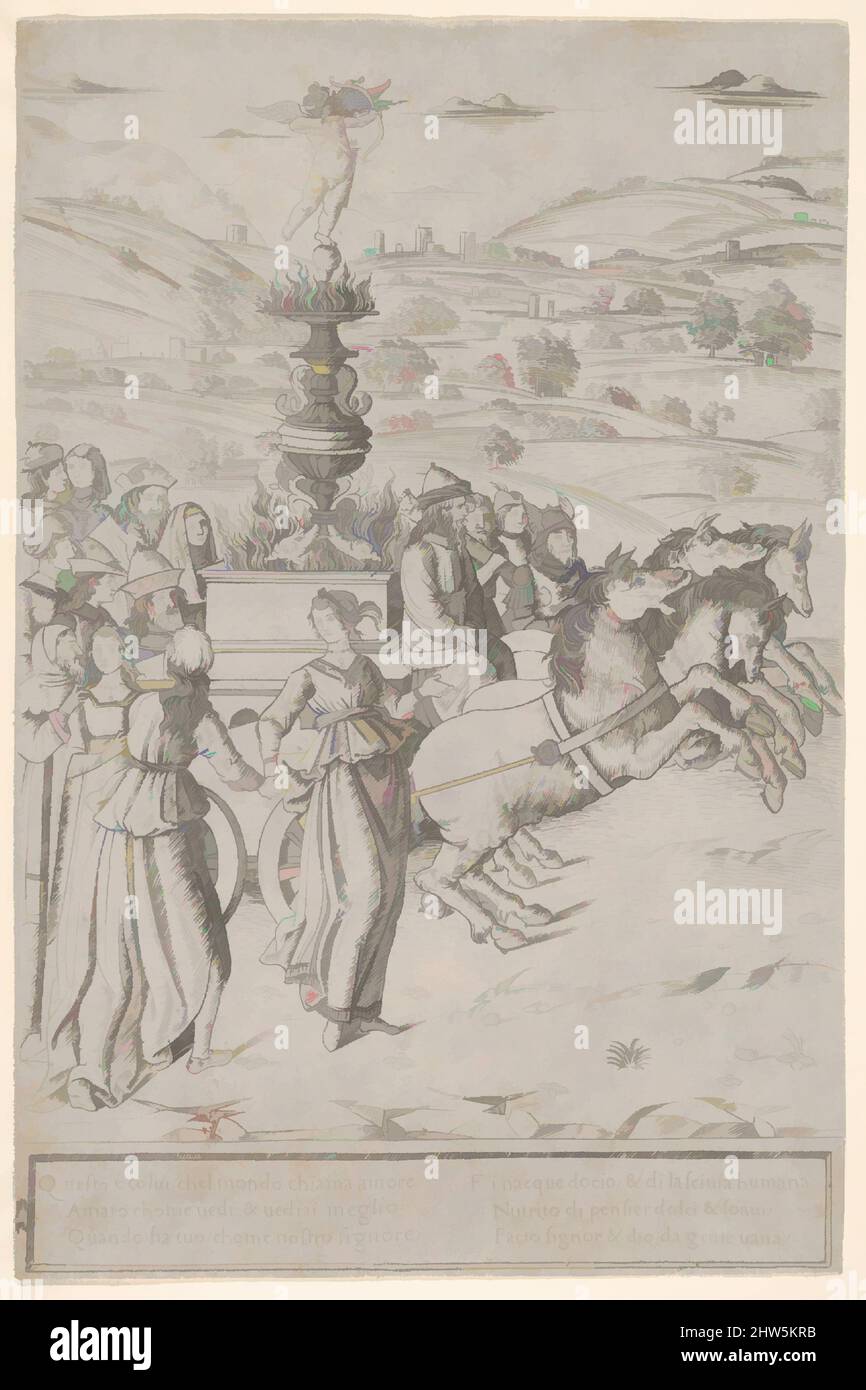 Art inspired by The Triumph of Love, from The Triumphs of Petrarch ...