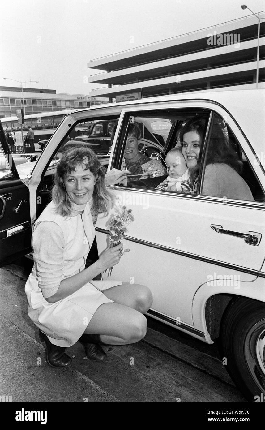 Vanessa Redgrave was at Heathrow Airport holding a baby. On ...