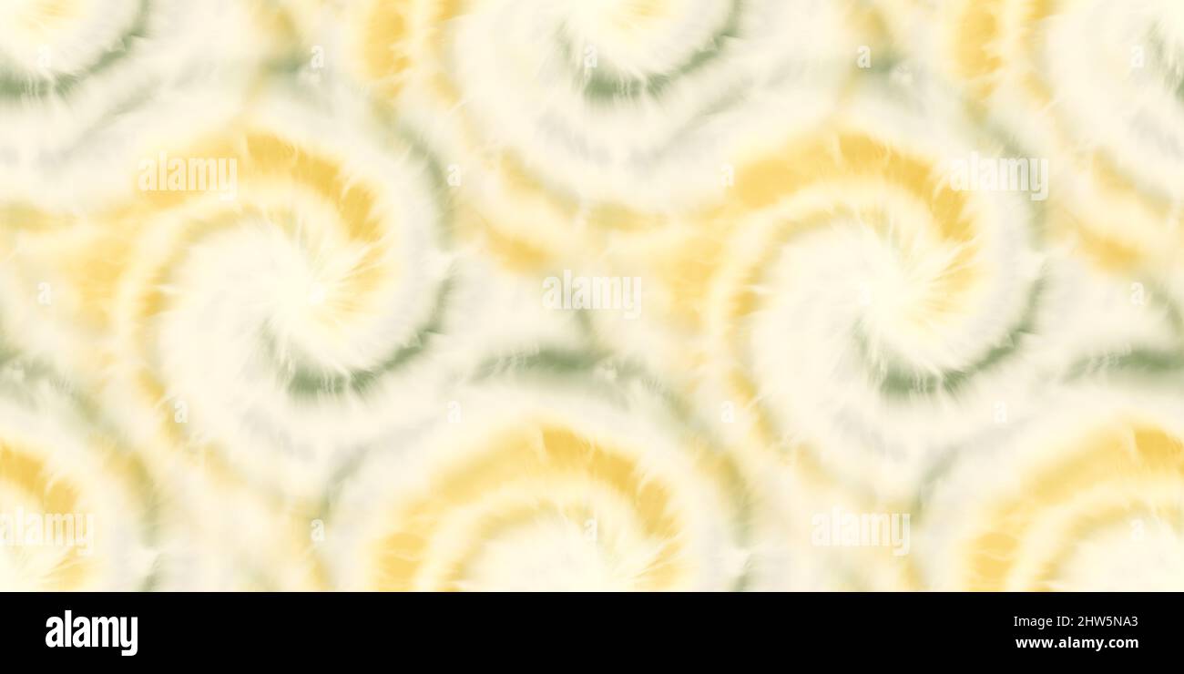 Seamless funky 1970s tie dye border motif pattern for surface design ...