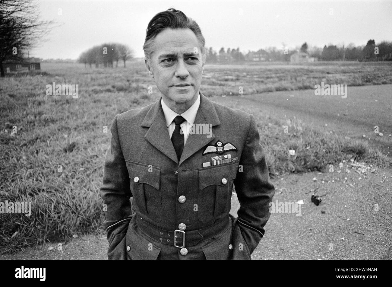 Richard Todd actor on location in Folkestone 7th November 1968. Richard ...