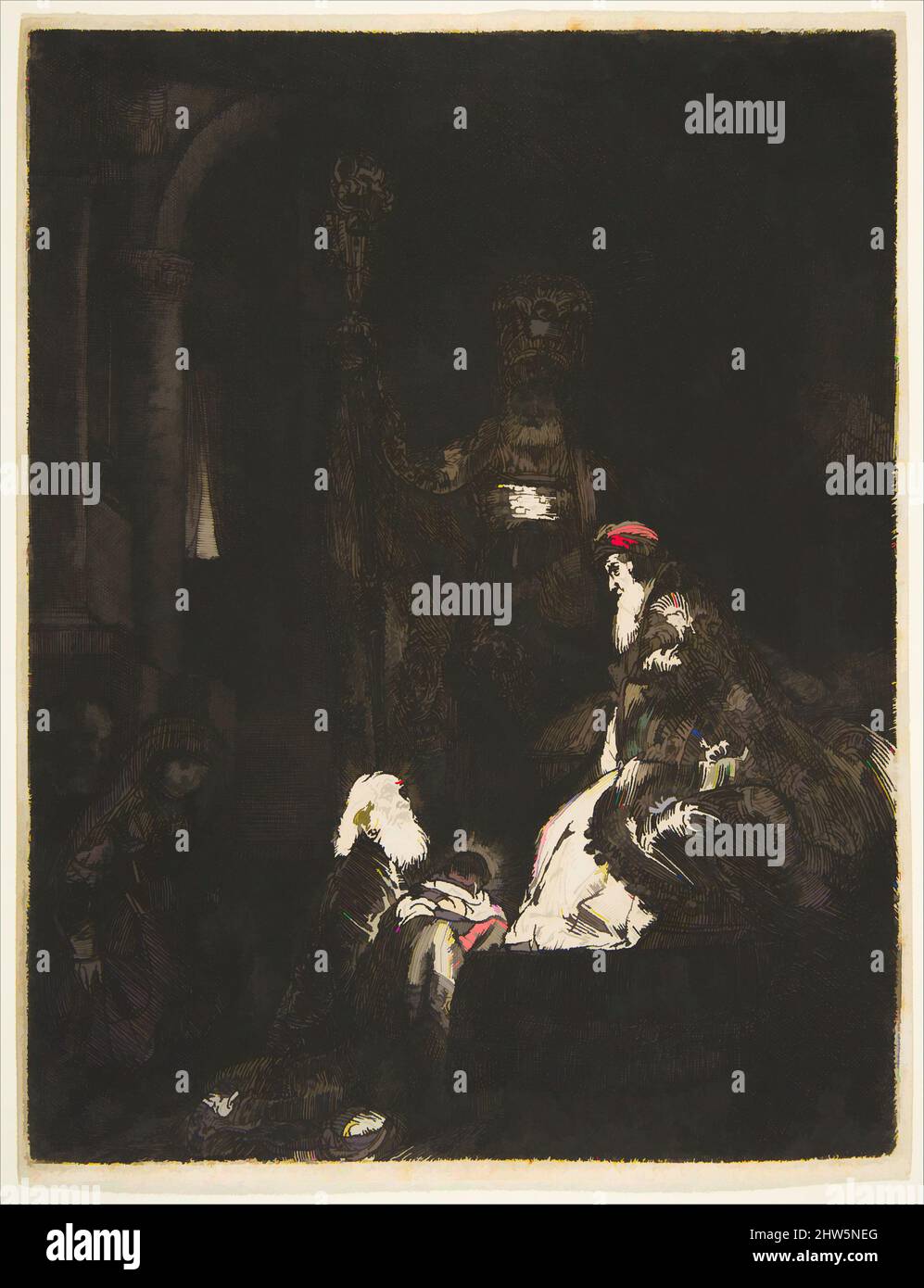 Art inspired by The Presentation in the Temple in the Dark Manner, ca ...