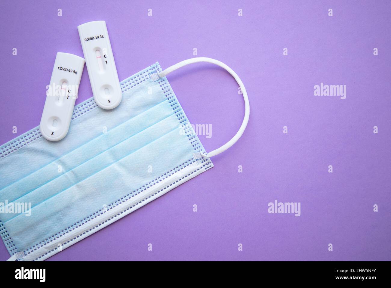 Test kit for viral disease COVID-19 Stock Photo - Alamy
