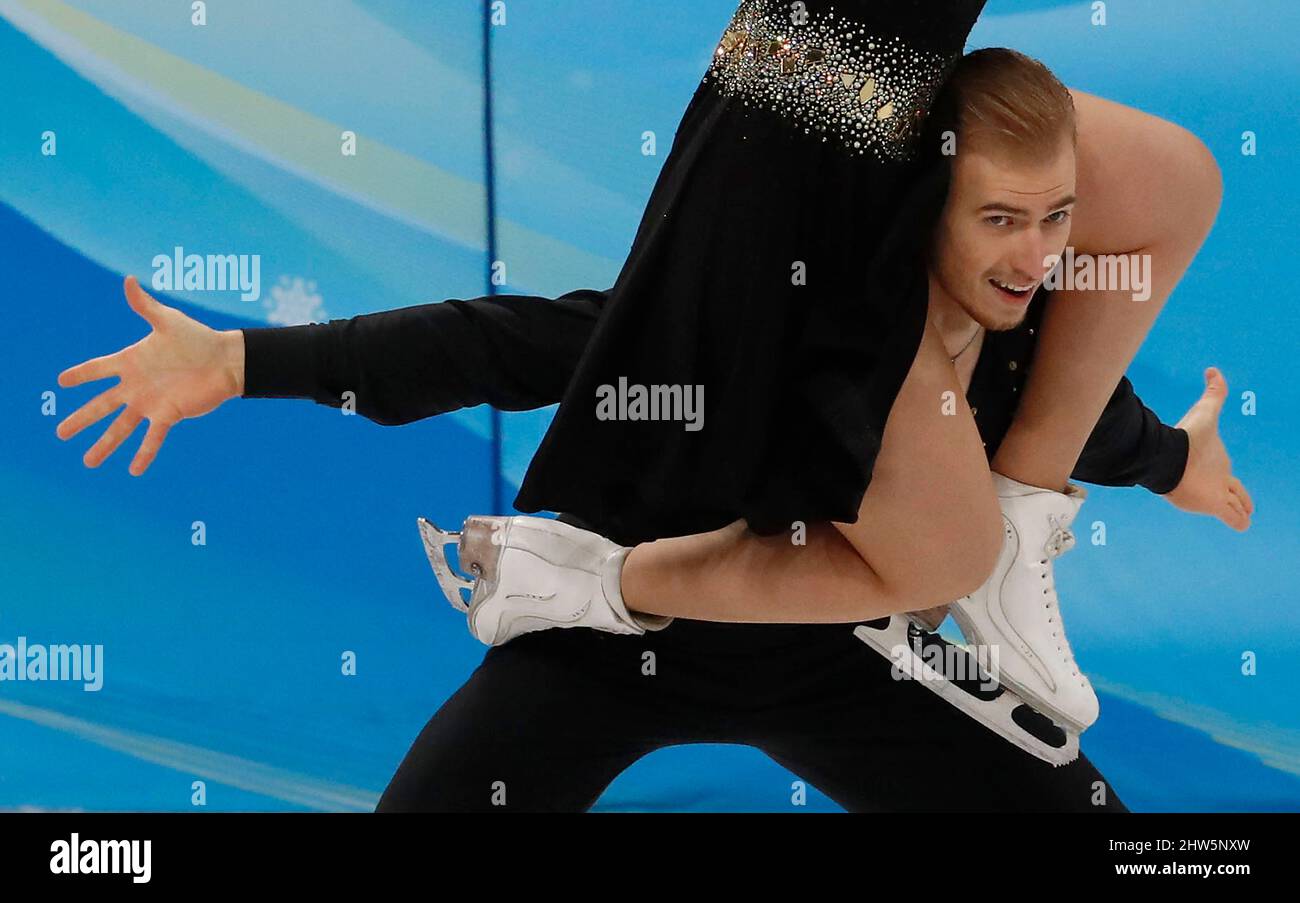 Beijing, Hebei, China. 14th Feb, 2022. Natalie Taschlerova and Filip ...
