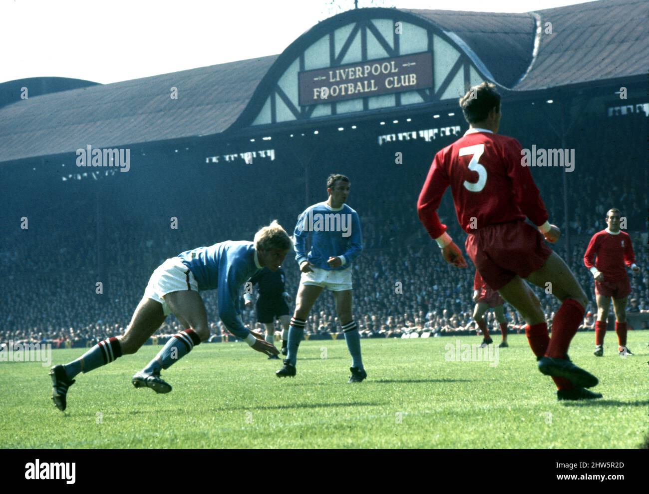 English League Division One match at Anfield. Liverpool 2 v Manchester ...