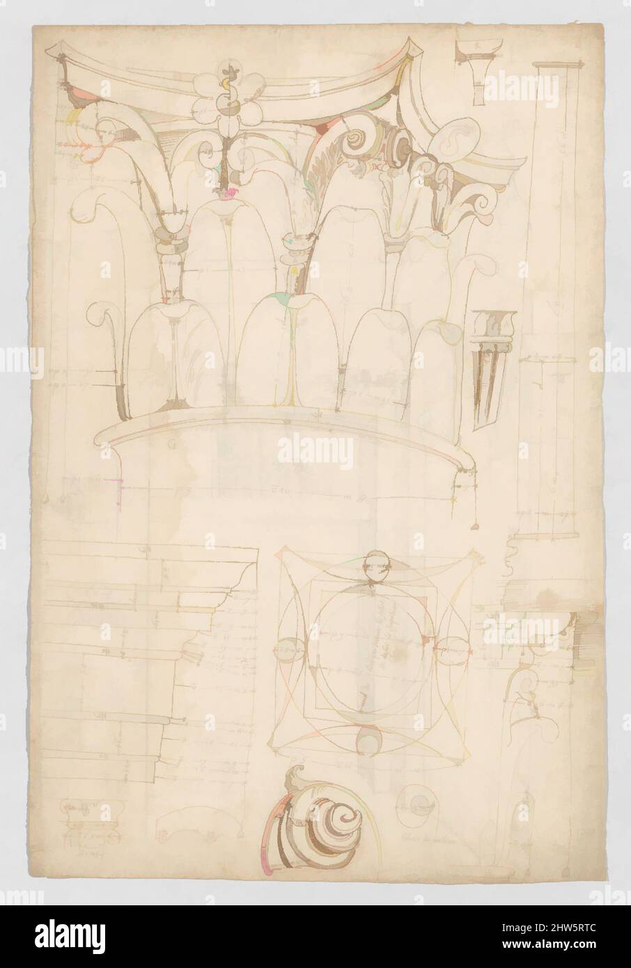 Art inspired by Pantheon, portico, Corinthian column capital ...