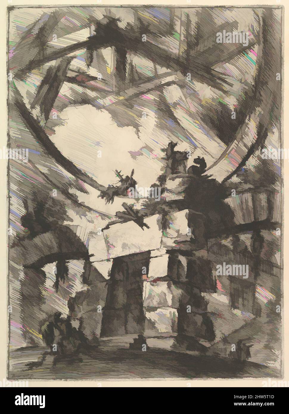 Art inspired by The Giant Wheel, from Carceri d'invenzioni (Imaginary ...