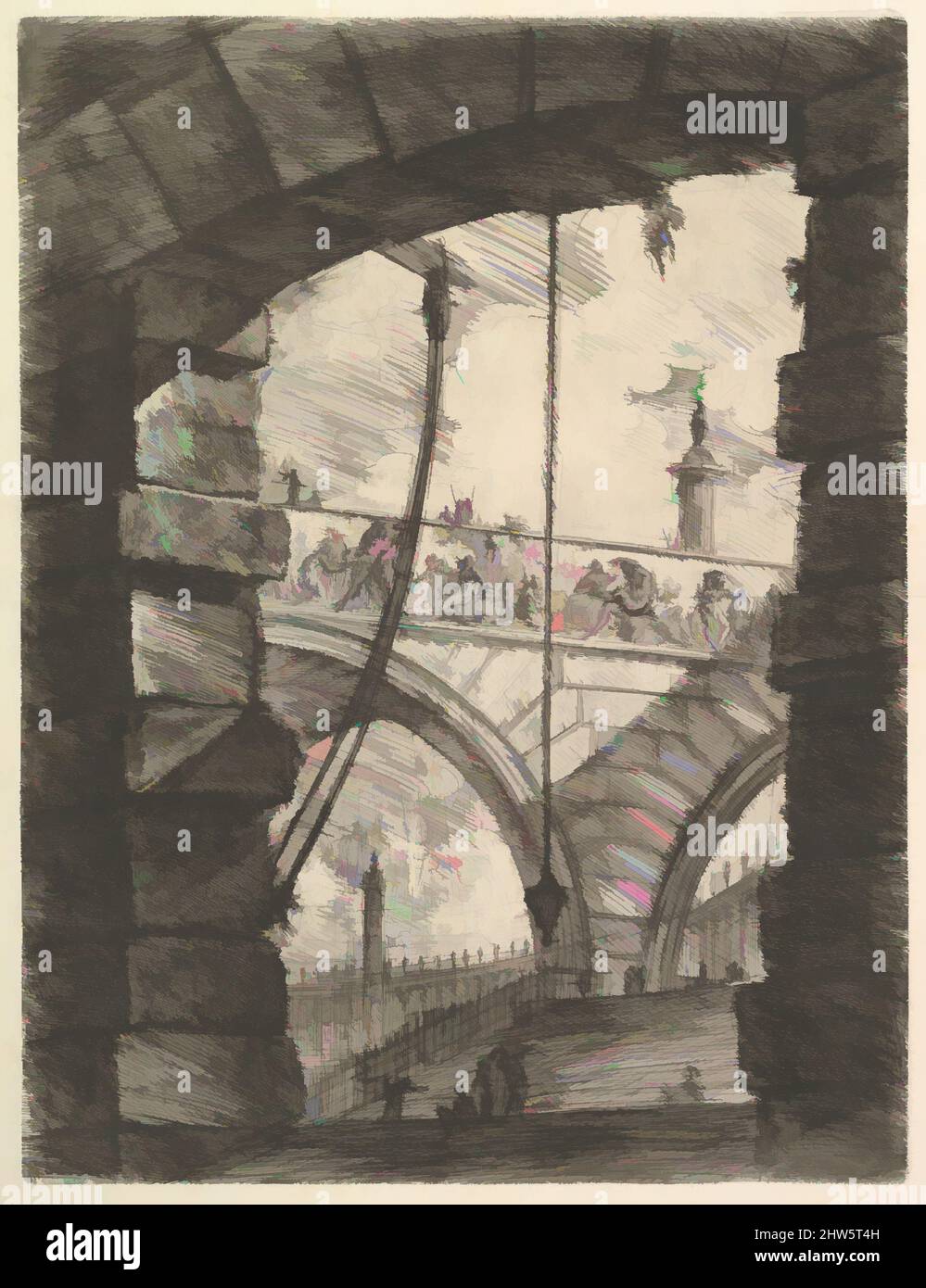 Art inspired by The Grand Piazza, from Carceri d'invenzione (Imaginary ...