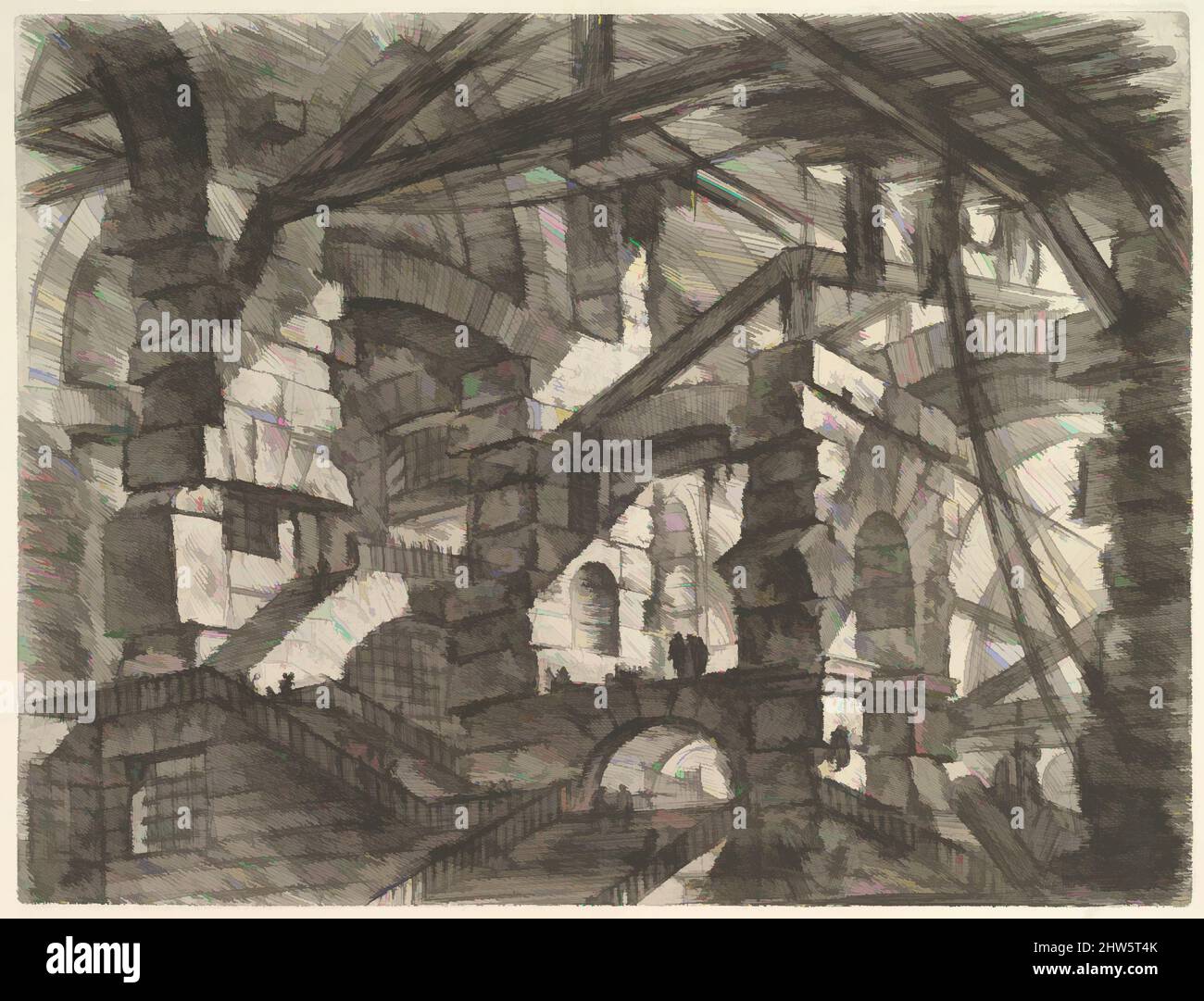 Art inspired by The Gothic Arch, from Carceri d'invenzione (Imaginary ...