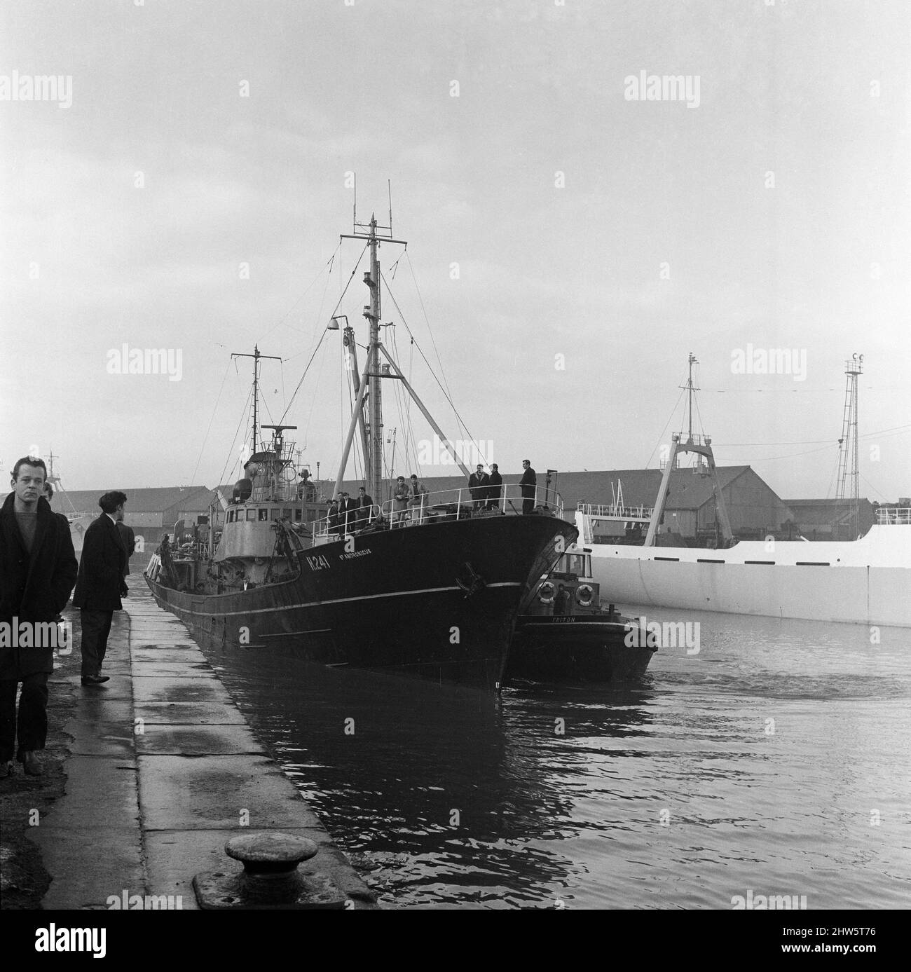 British trawlermen hi-res stock photography and images - Alamy