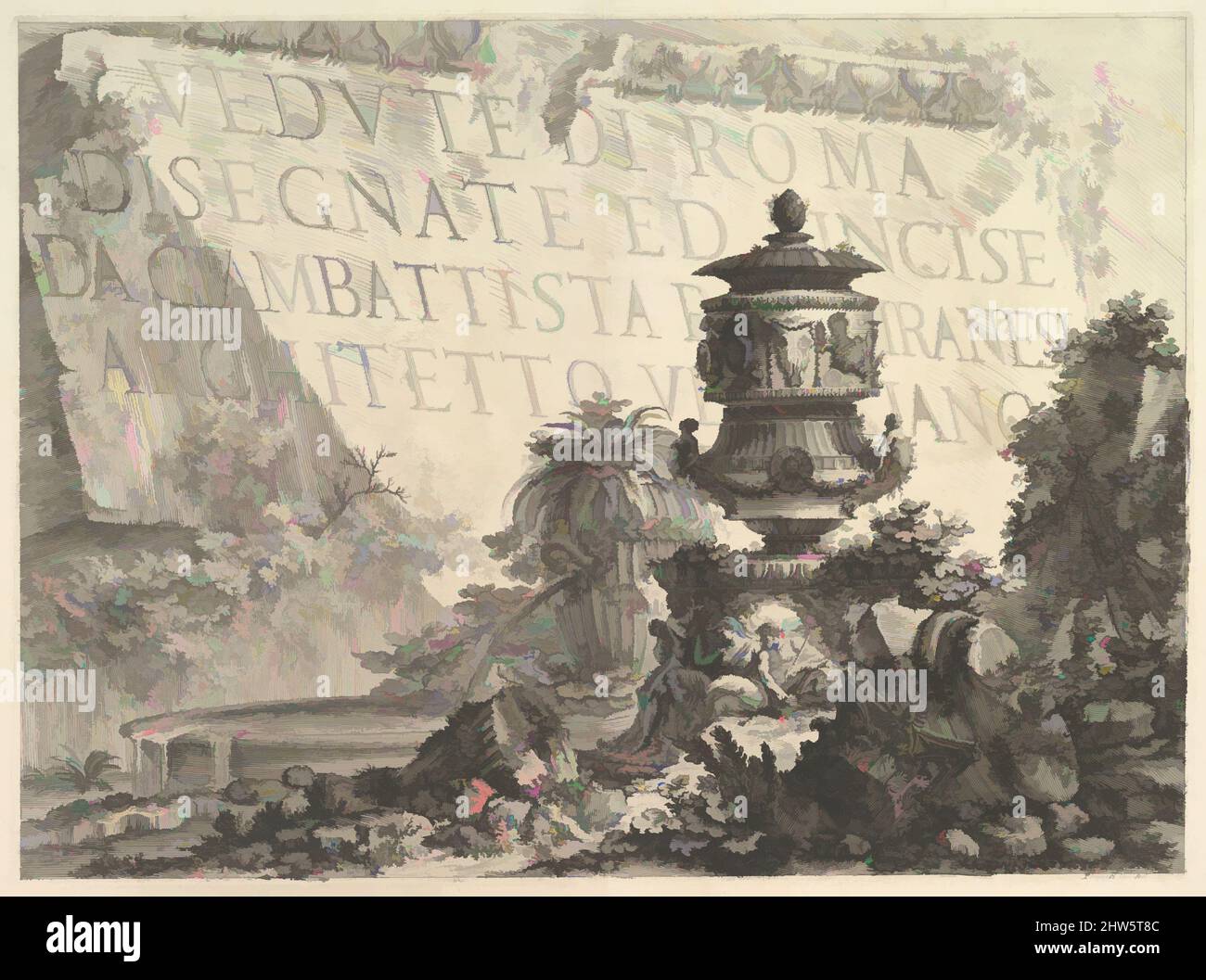 Art inspired by Frontispiece (Title page), 1748, Etching, Prints ...