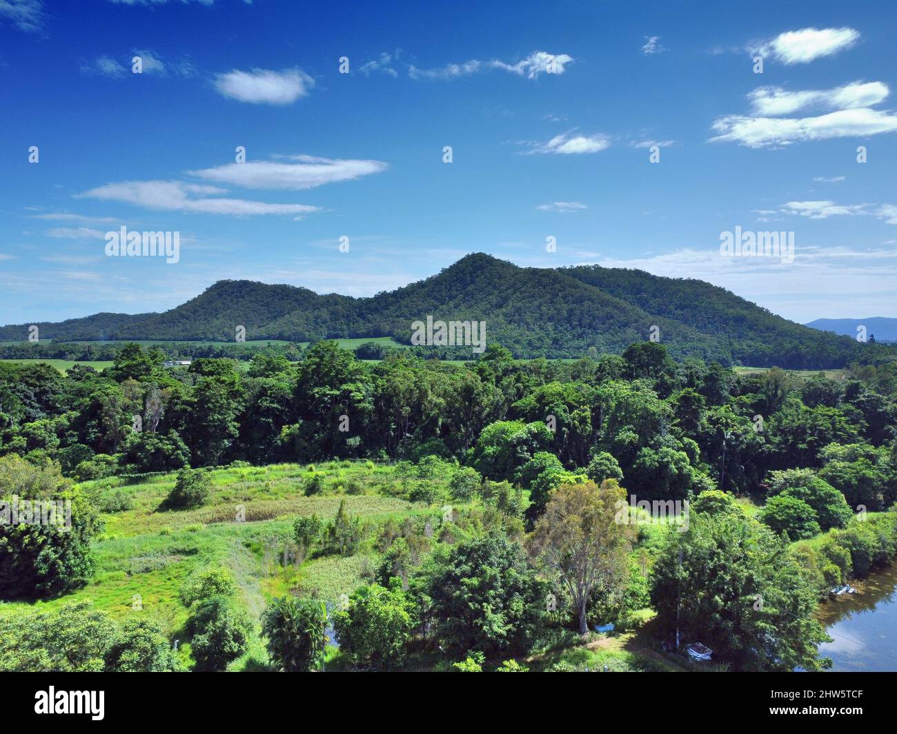 Landscape Photo Of Farming Fields, Roads and Mountain in Far North ...