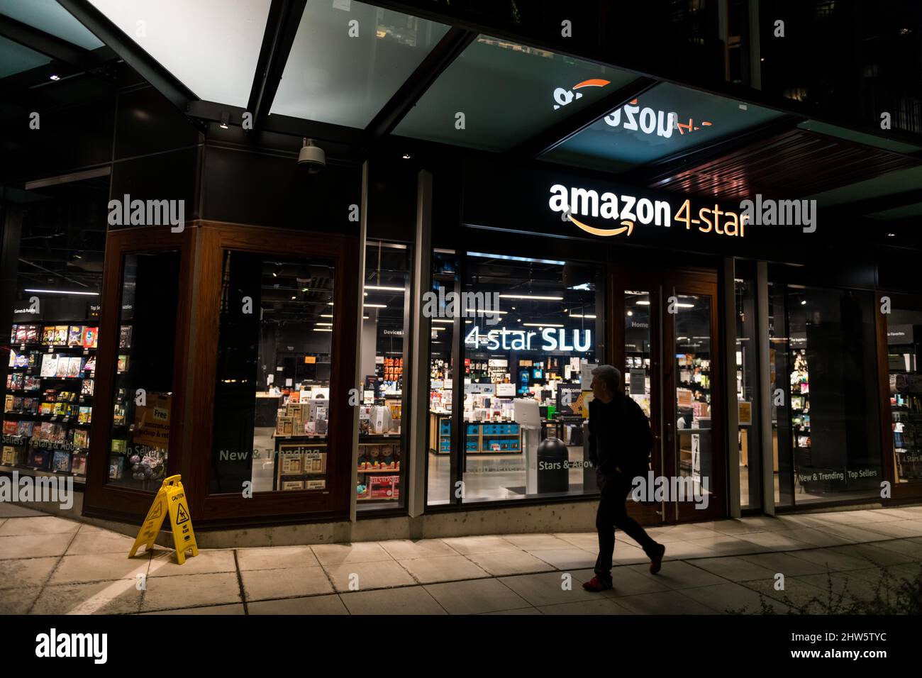 Seattle, USA. 3rd Mar, 2022. Closing of the original Amazon 4-Star ...