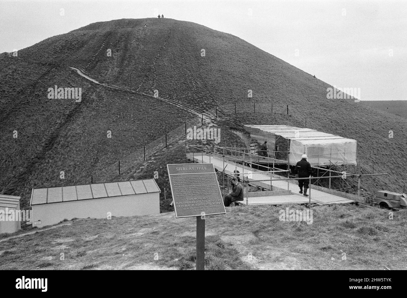Excavation at Silbury Hill, Wiltshire, to be broadcast on the BBC. 7th ...