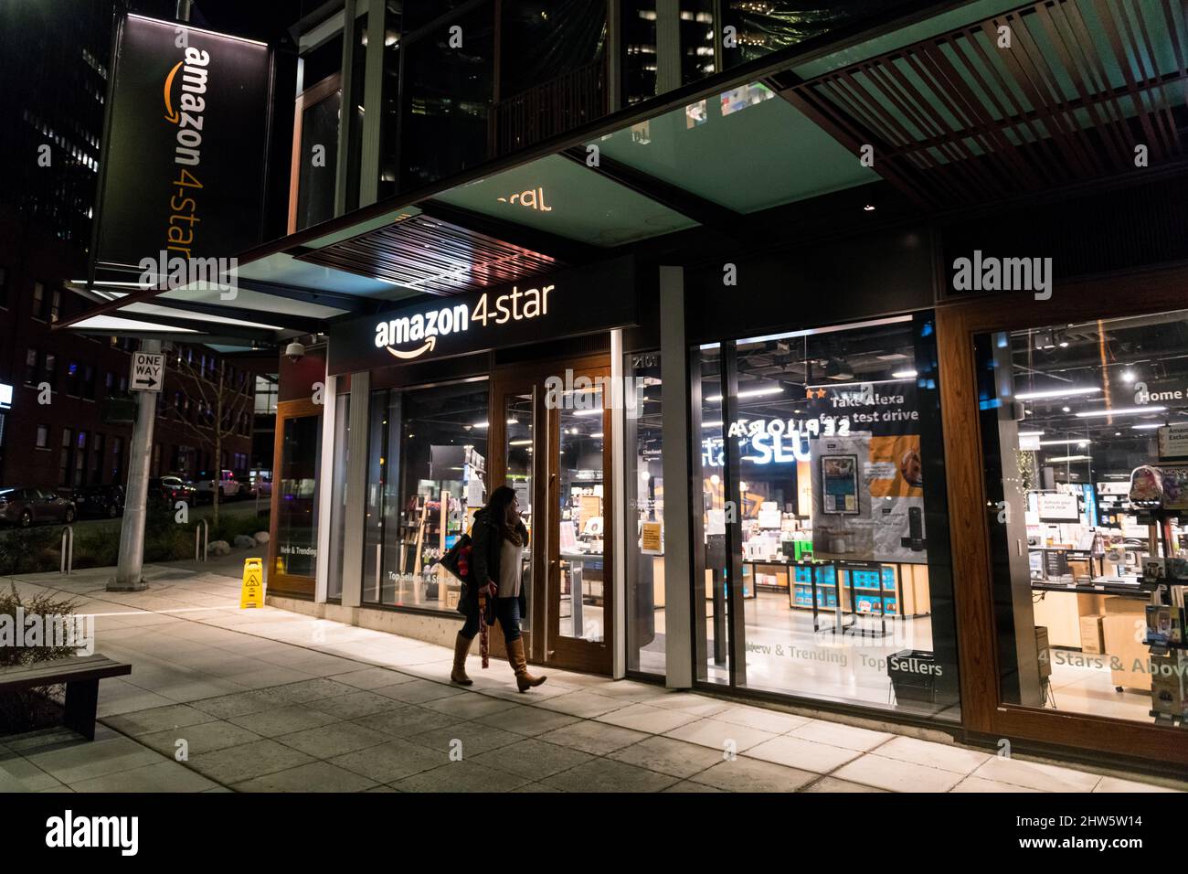 Seattle, USA. 3rd Mar, 2022. Closing of the original Amazon 4-Star ...
