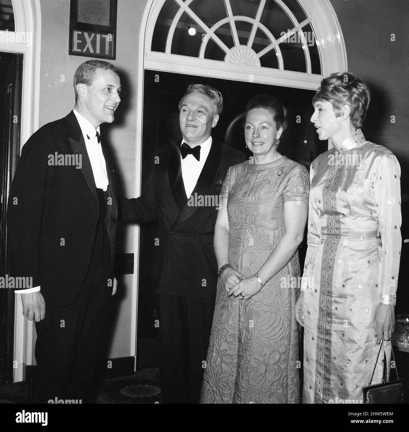 Hugh Cudlipp, Chairman, Daily Mirror Newspapers and wife Jodi Hyland ...